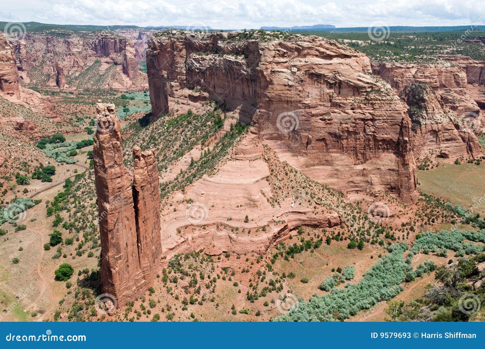 Spider Rock stock image. Image of chelly, rock, navajo - 9579693