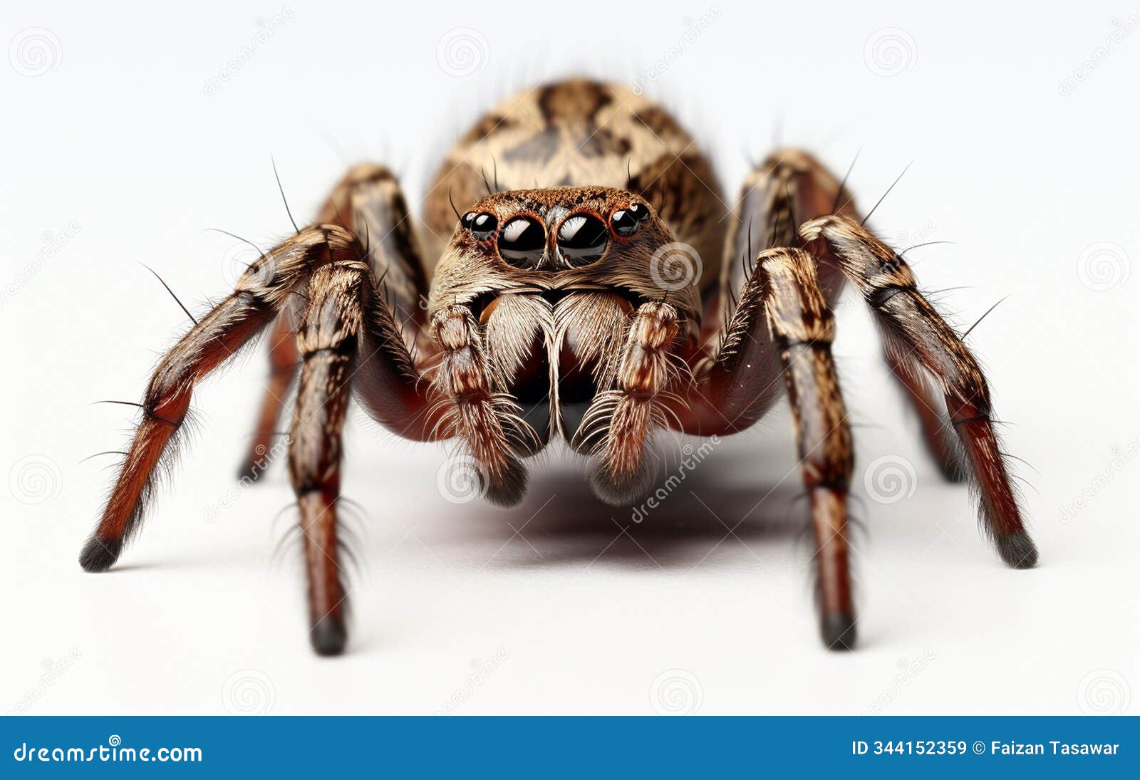 A Spider S Intricate Form on White Stock Image - Image of arthropod ...