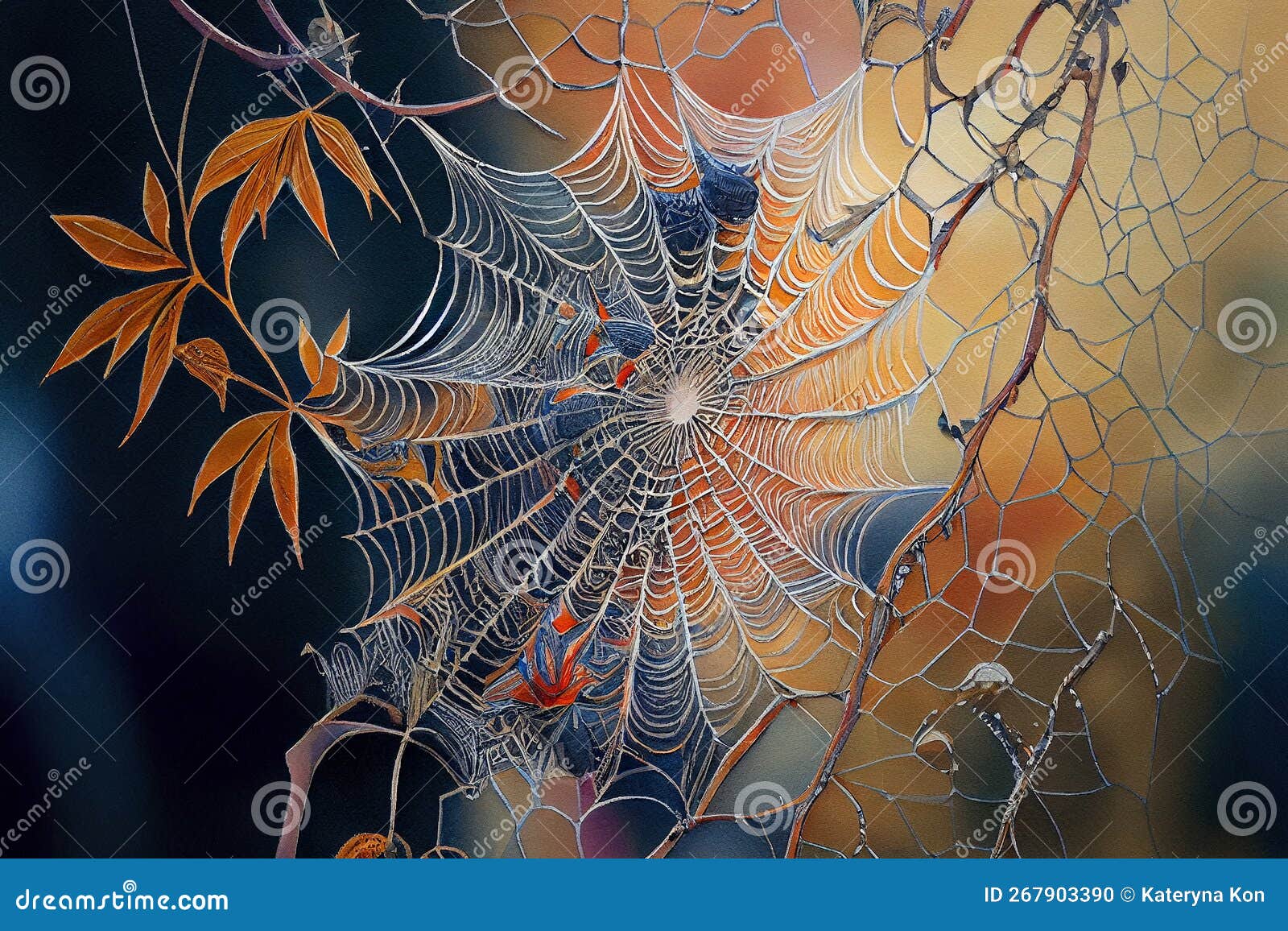 A Spider S Web, the Delicate Strands and Intricate Patterns Captured in ...