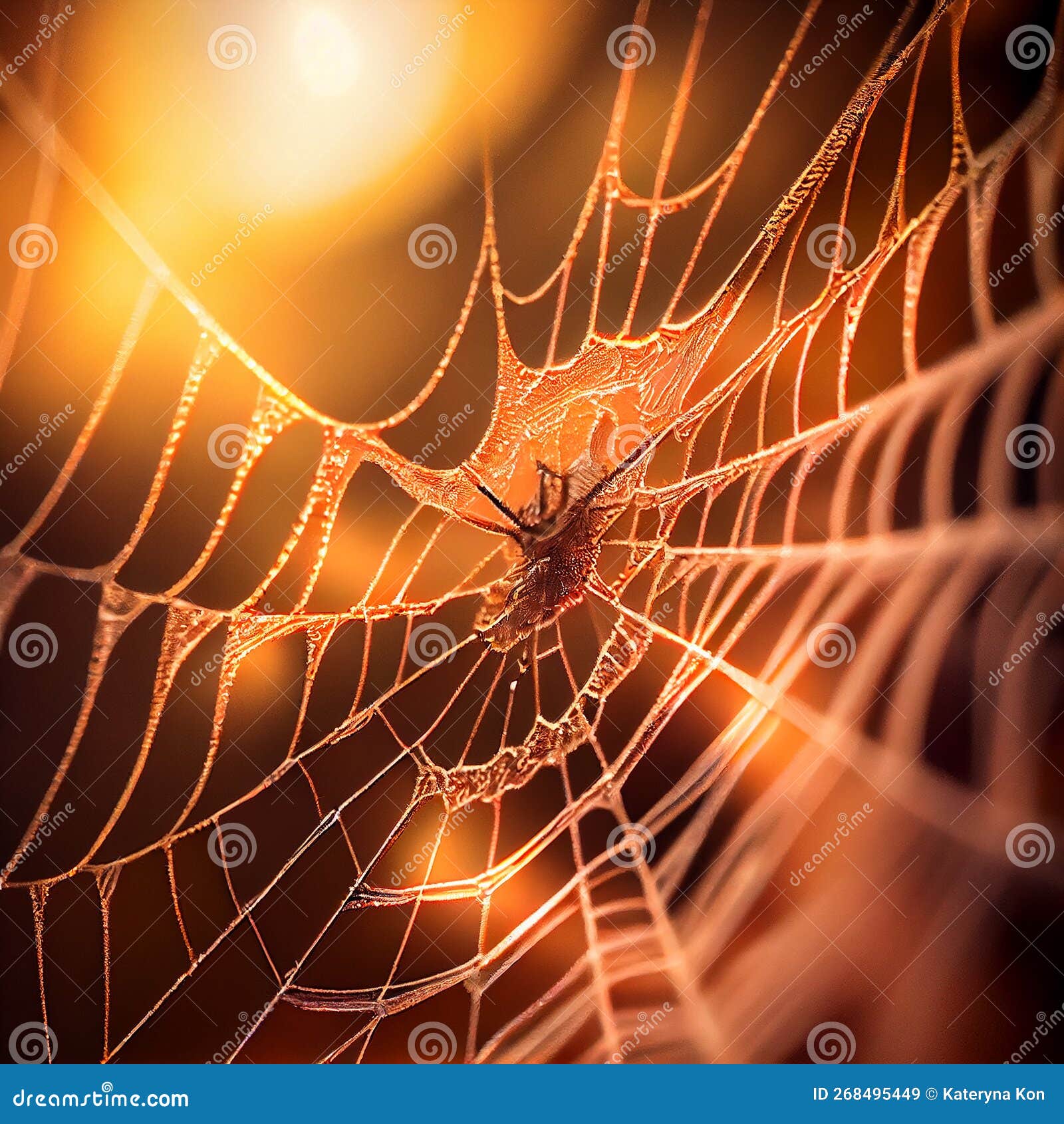 A Spider S Web, the Delicate Strands and Intricate Patterns Captured in ...
