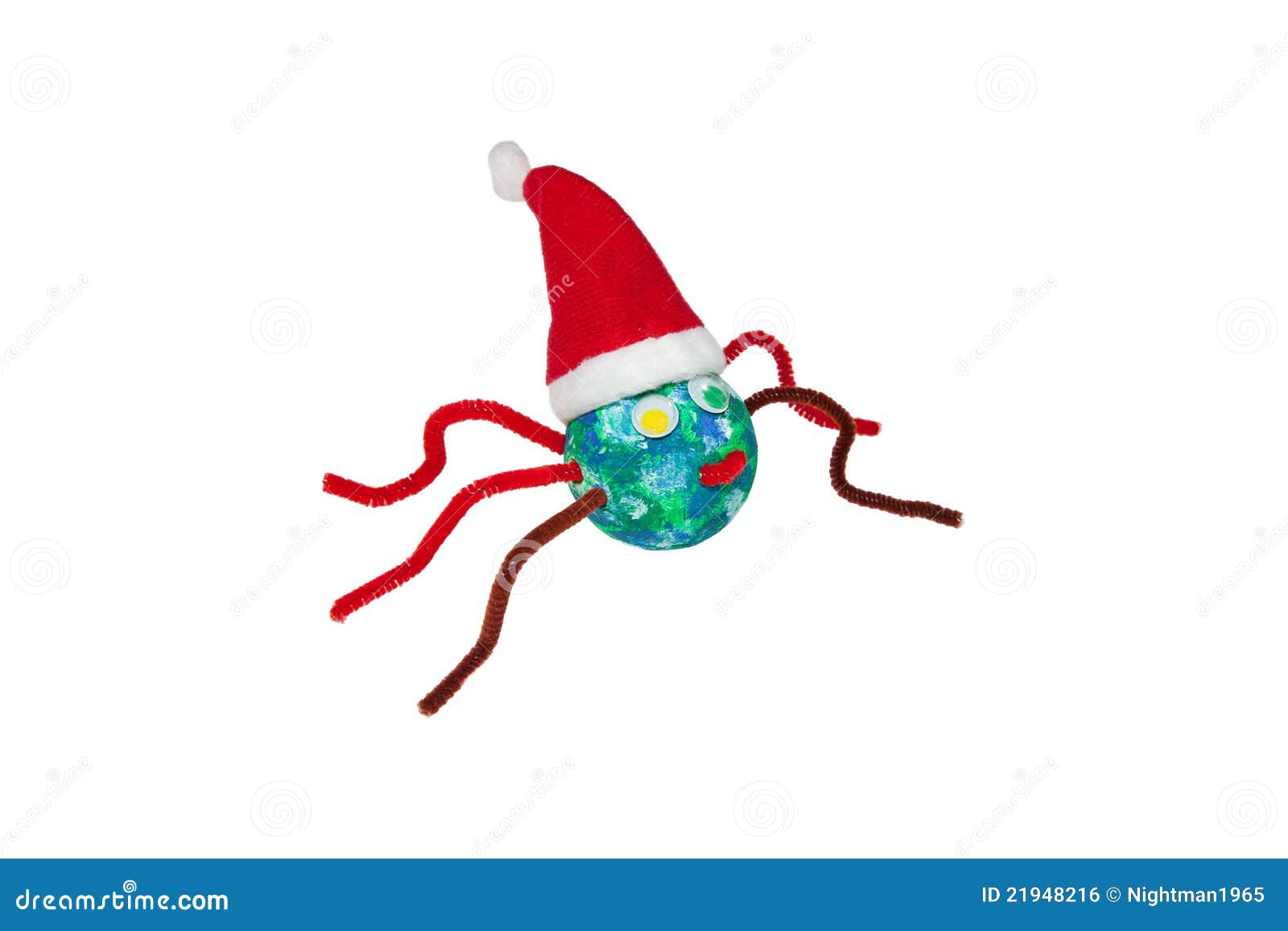Spider Santa Claus stock photo. Image of mouth, holiday - 21948216