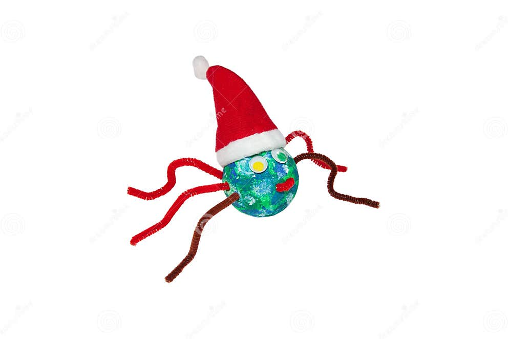 Spider Santa Claus stock photo. Image of mouth, holiday - 21948216