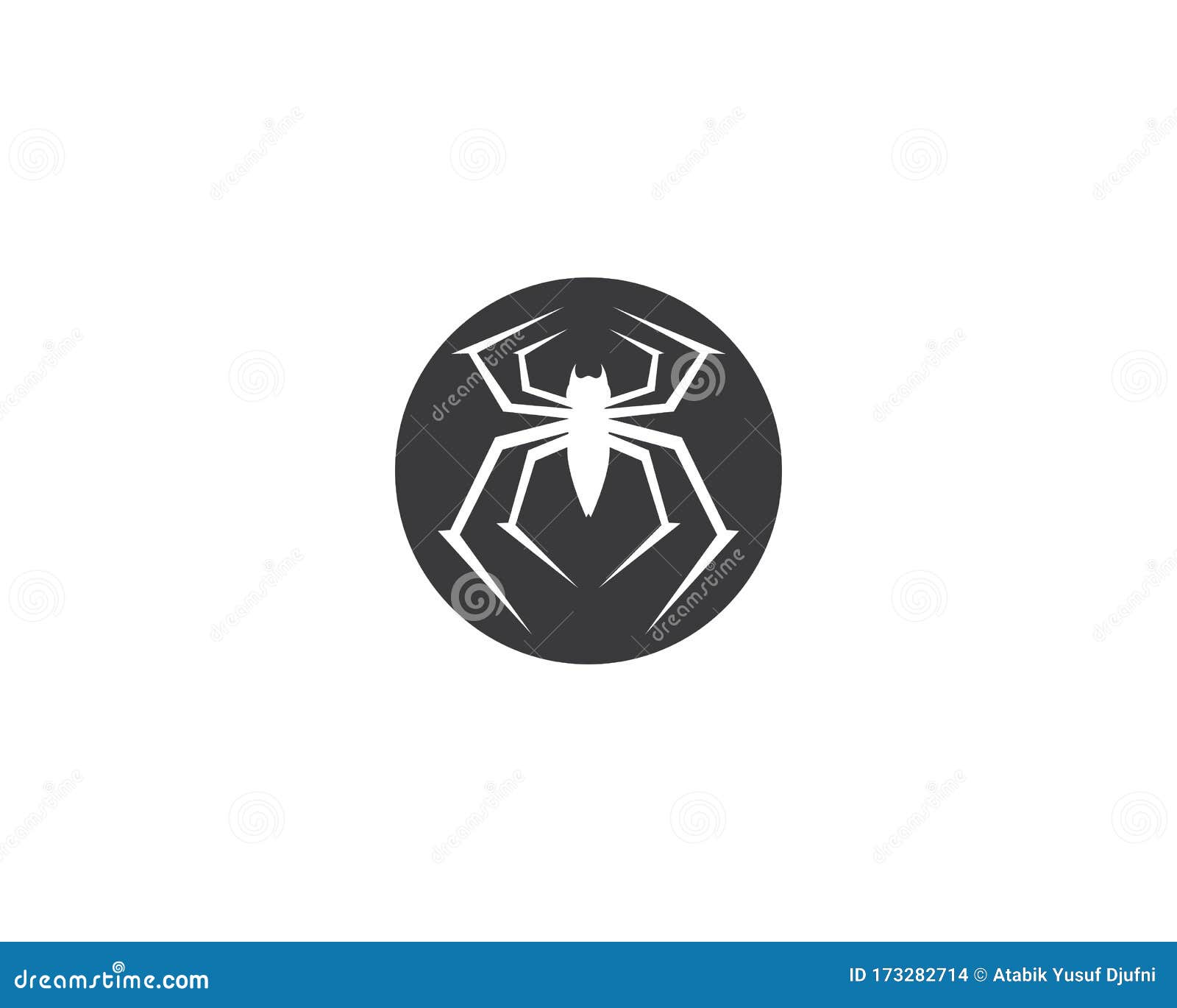 Spider Symbol Vector Icon Illustration Stock Vector - Illustration of ...