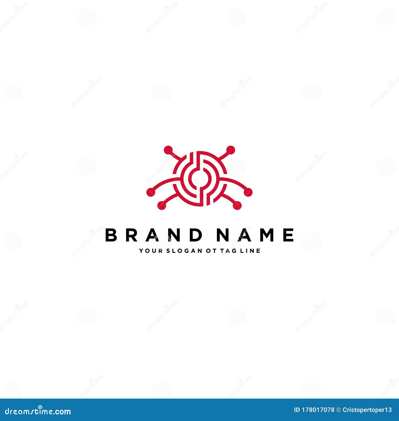 Spider Tech Logo Design Vector Stock Vector - Illustration of logotype ...