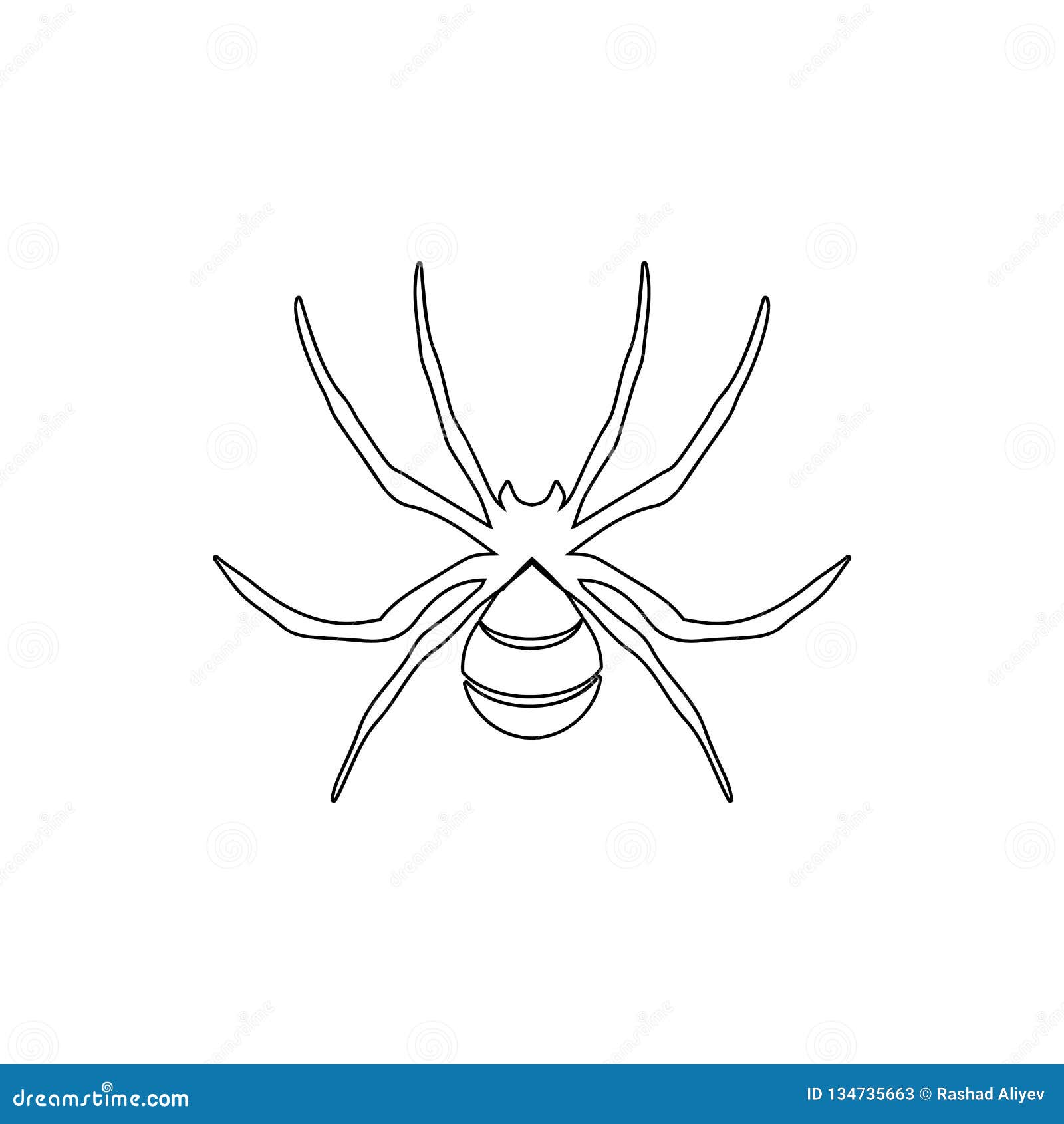 Spider Wasp Icon. Element of Insect for Mobile Concept and Web Apps ...