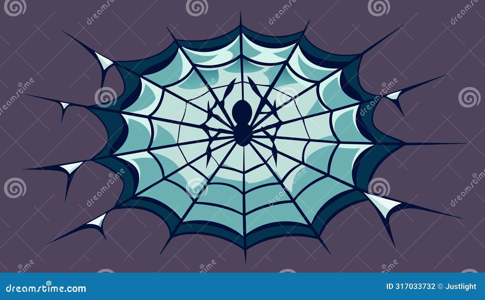 A Spider Web Breaking Apart Representing the Stoic Release from ...