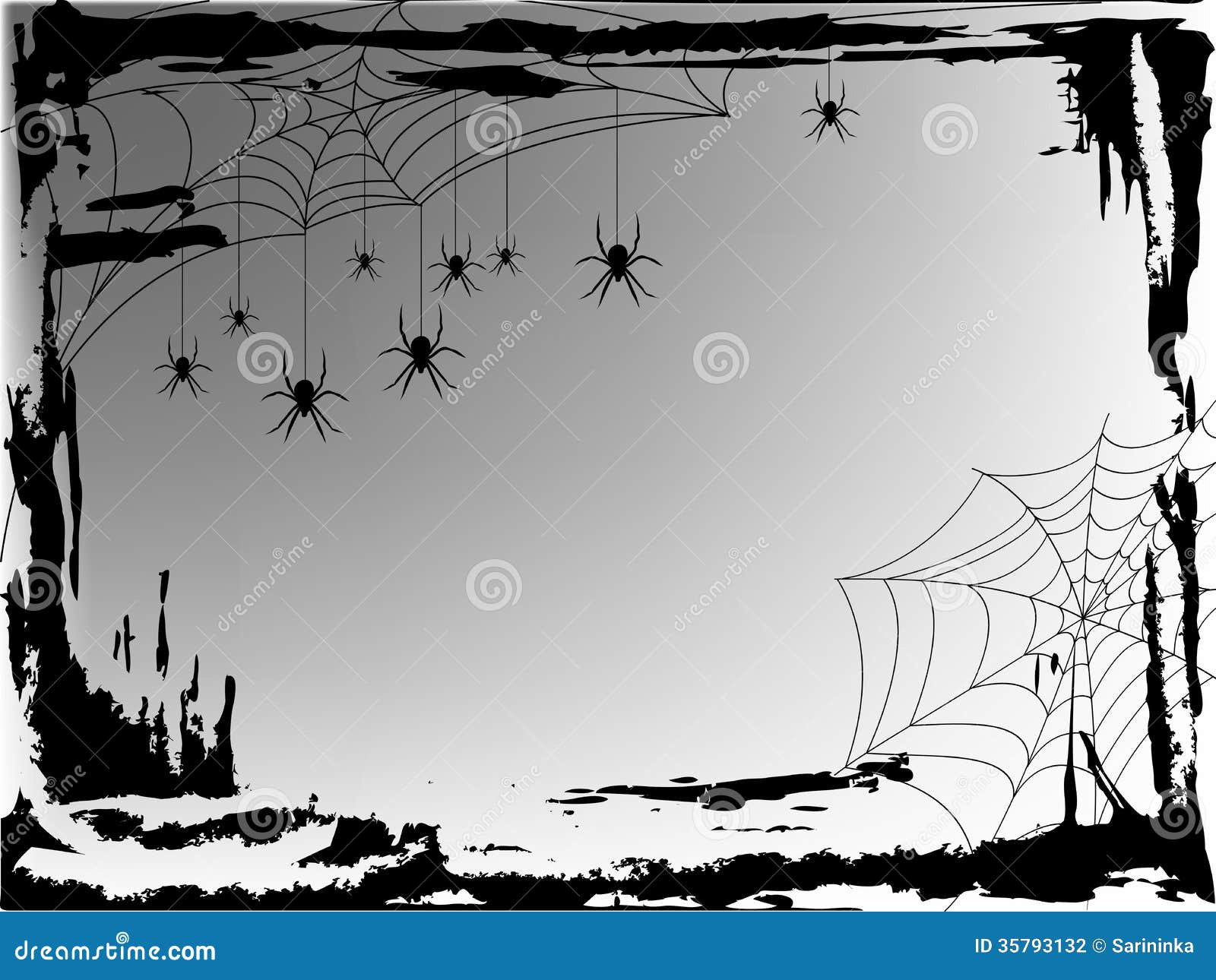 Spider web stock vector. Illustration of paper, artwork - 35793132
