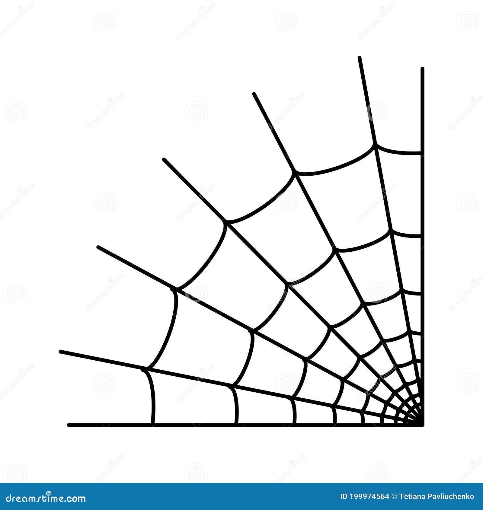 Spider web concept stock vector. Illustration of element - 199974564