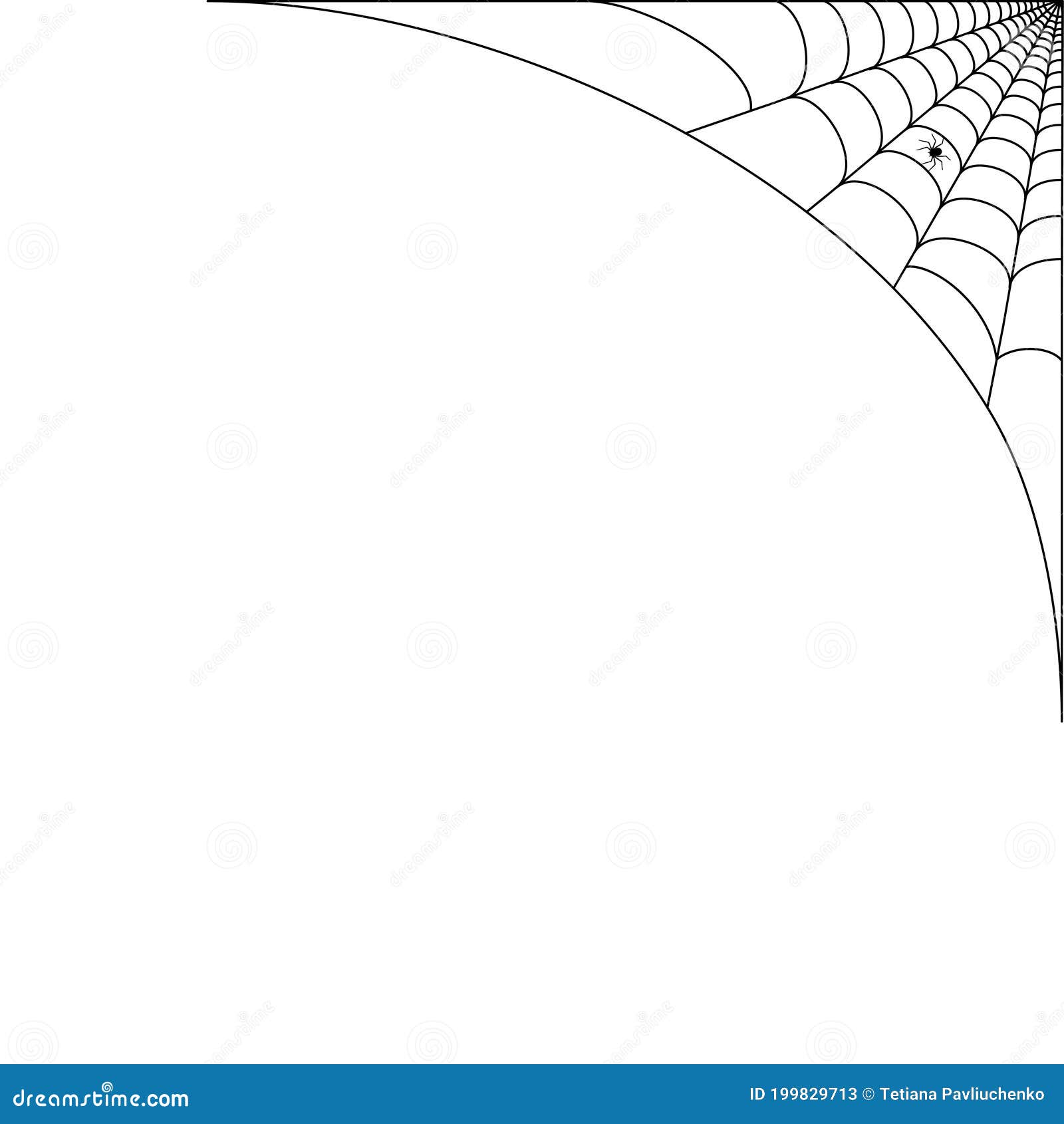 Spider web concept stock vector. Illustration of border - 199829713