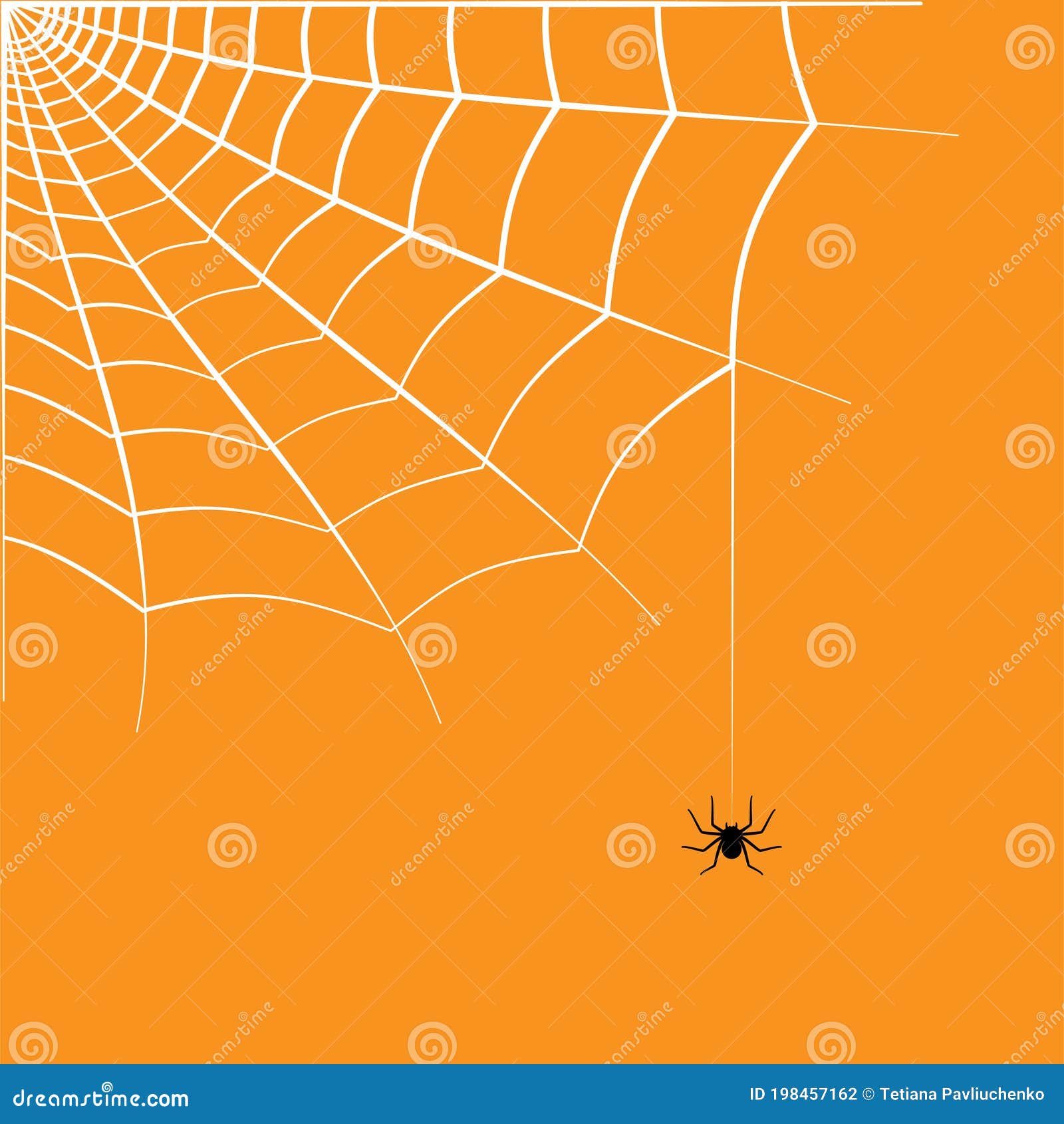 Spider web concept stock vector. Illustration of hanging - 198457162