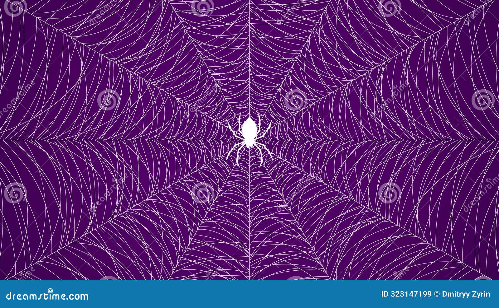 Spider Web on Dark Background Halloween Design Elements Spooky Scary ...
