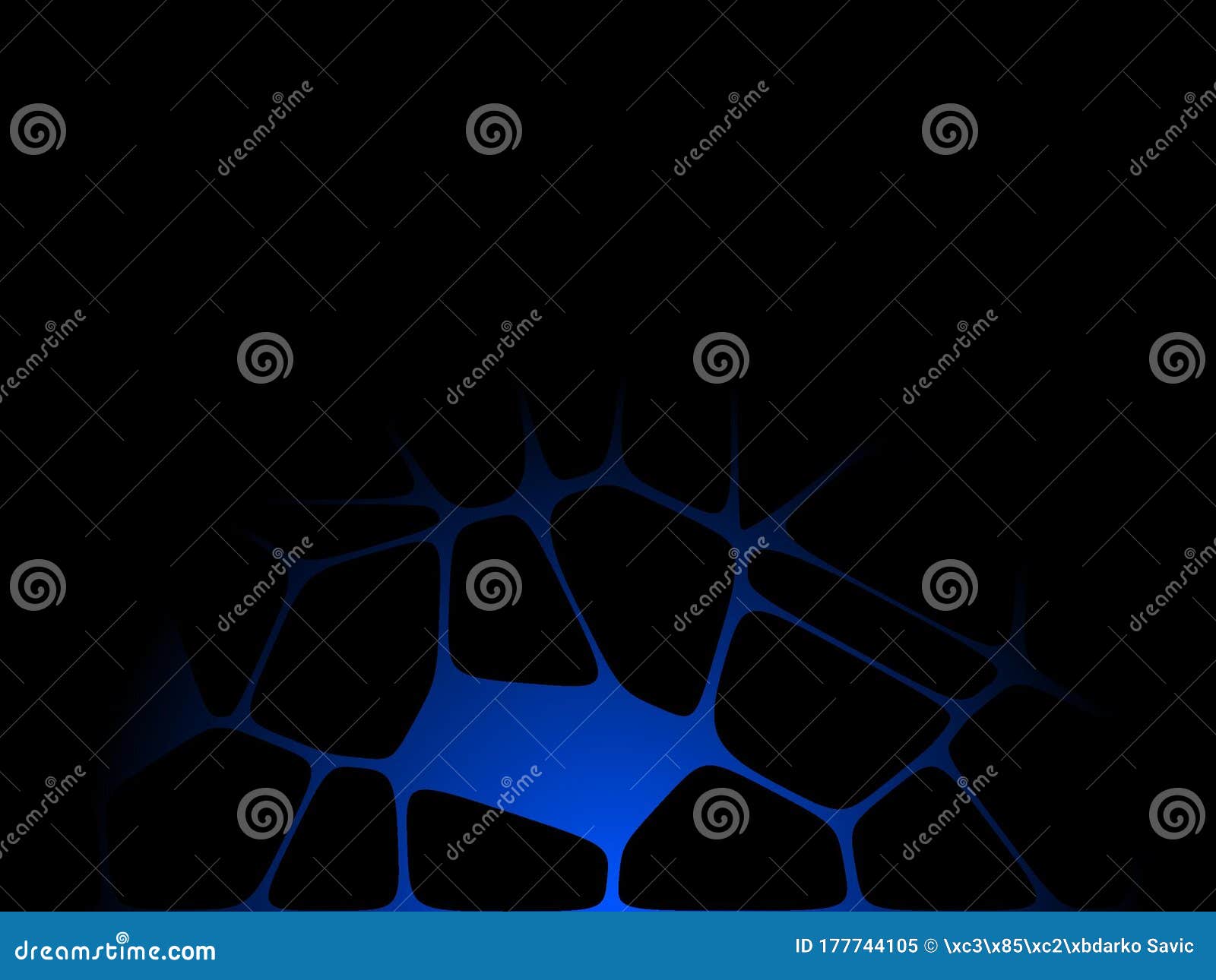 Spider Web Effect Background Black Blue Stock Vector - Illustration of ...