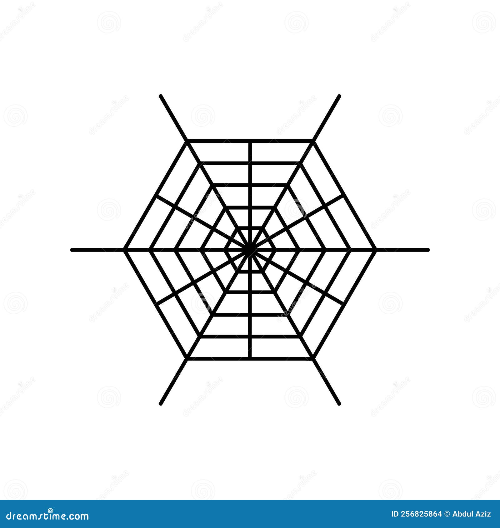 Spider Web Icon Logo Vector Stock Vector - Illustration of black ...