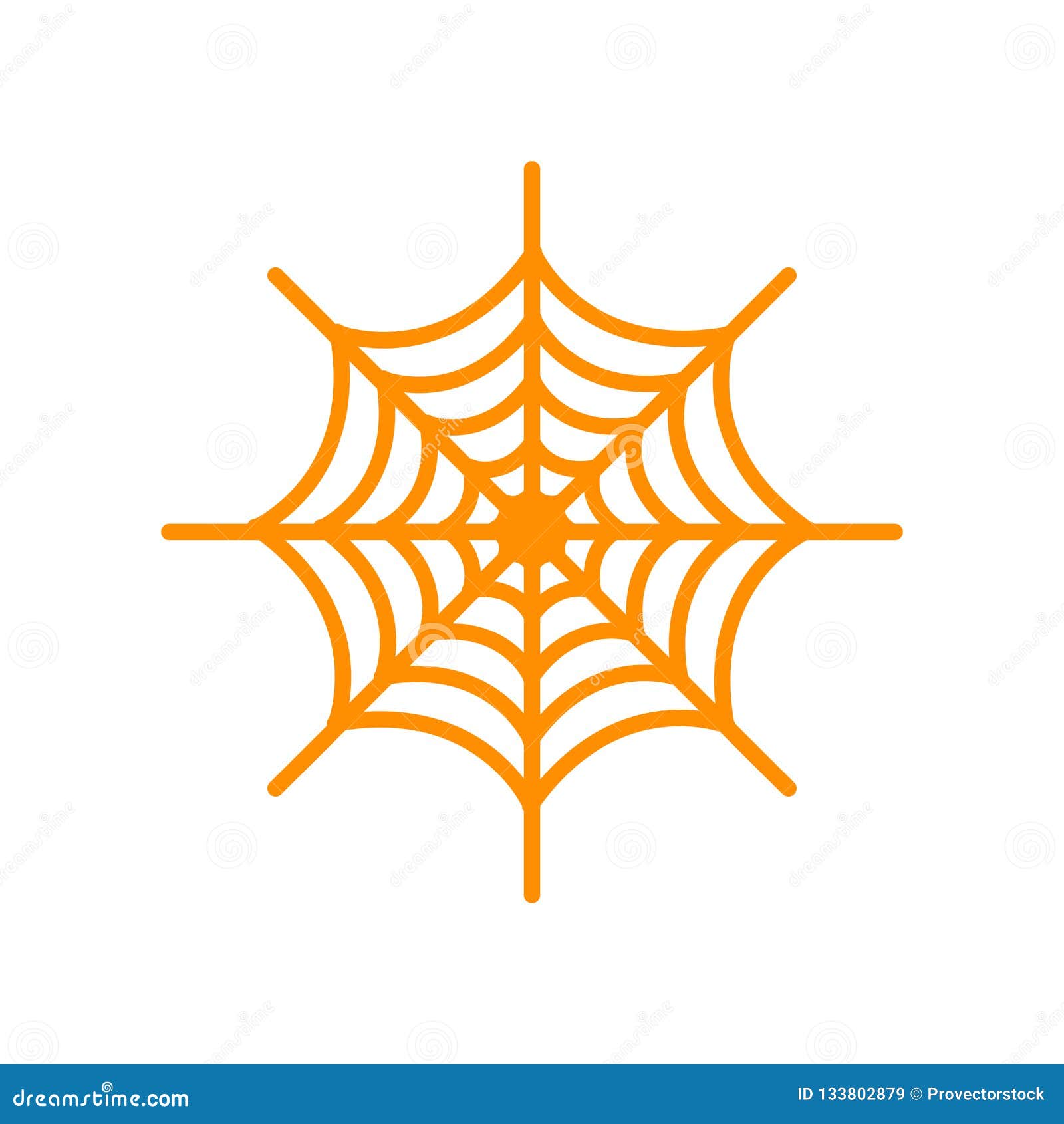 Spider Web Icon Vector Sign and Symbol Isolated on White Background ...