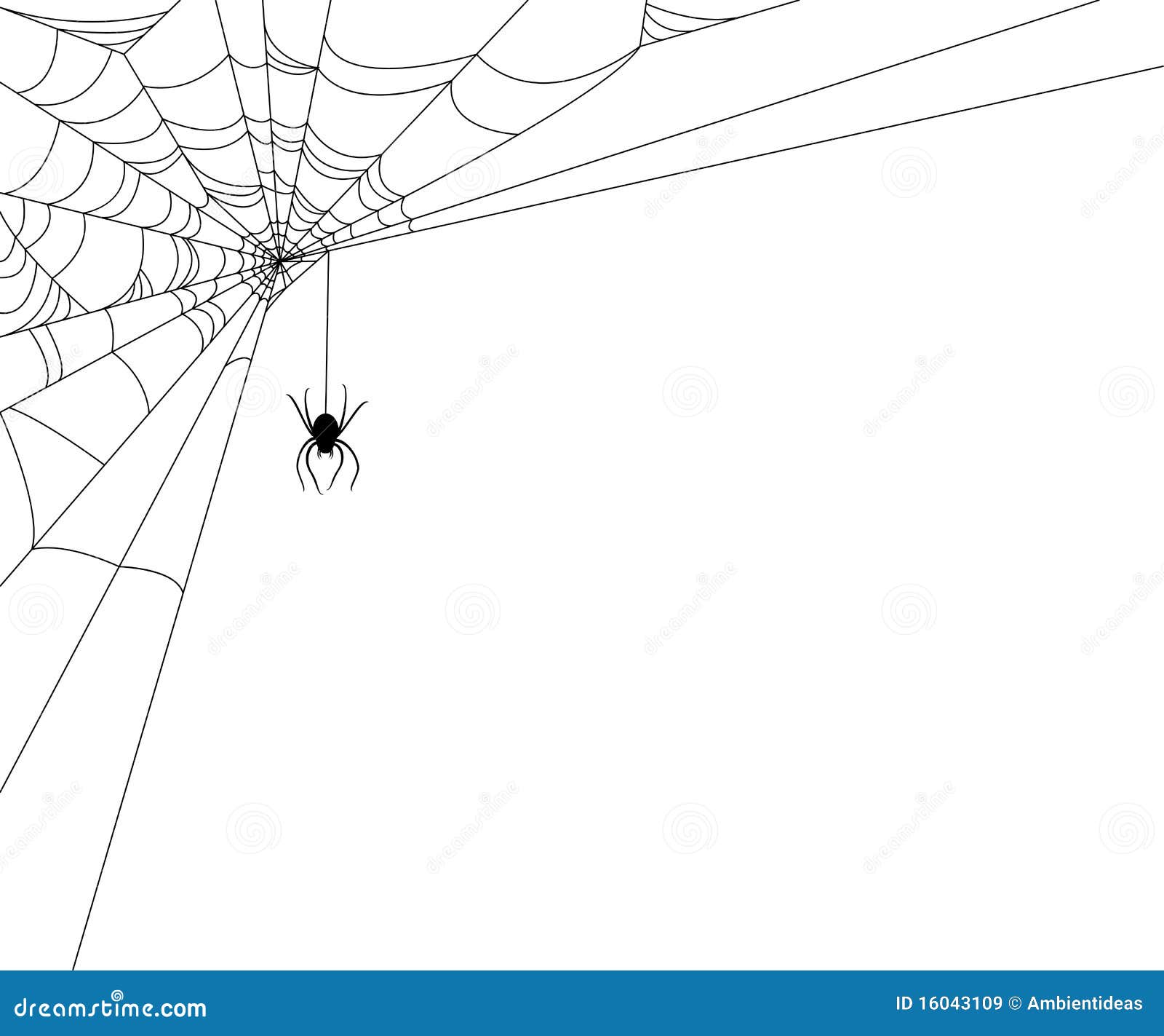 Spider Web Illustration stock vector. Illustration of spiderweb - 16043109