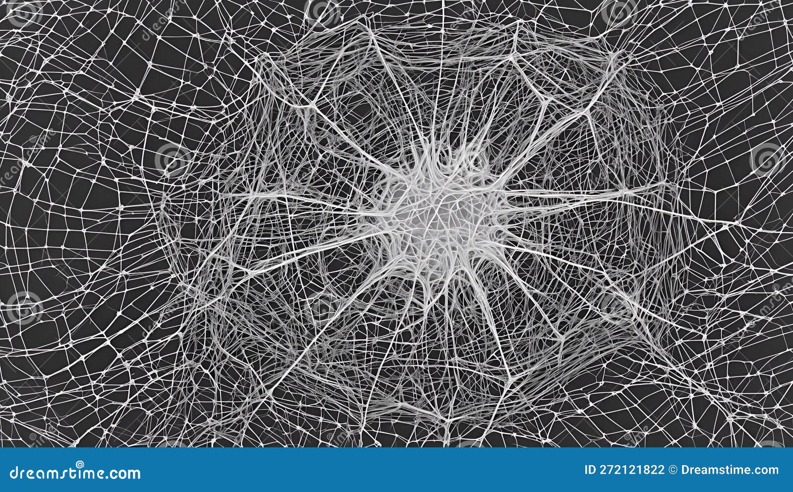 Spider Web Like Pattern Makeing a Ball of Web in the Center Stock ...