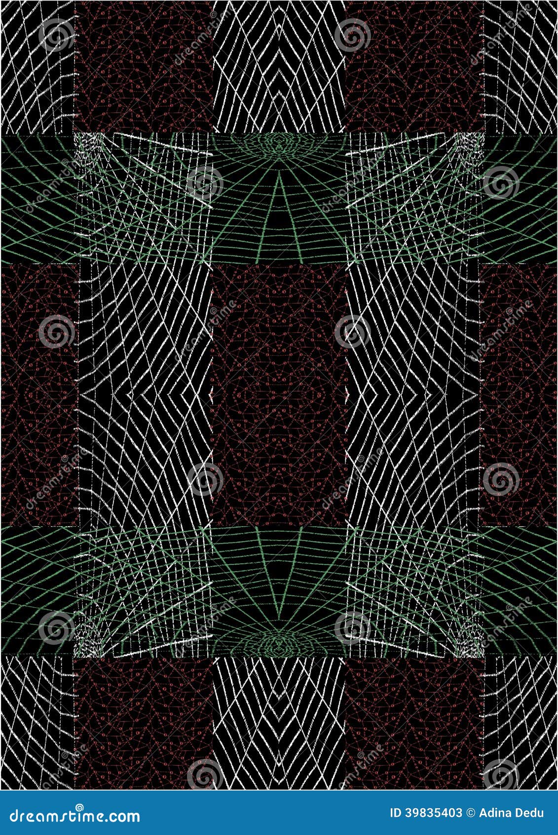 Spider Web Repeat Pattern stock illustration. Illustration of abstract ...