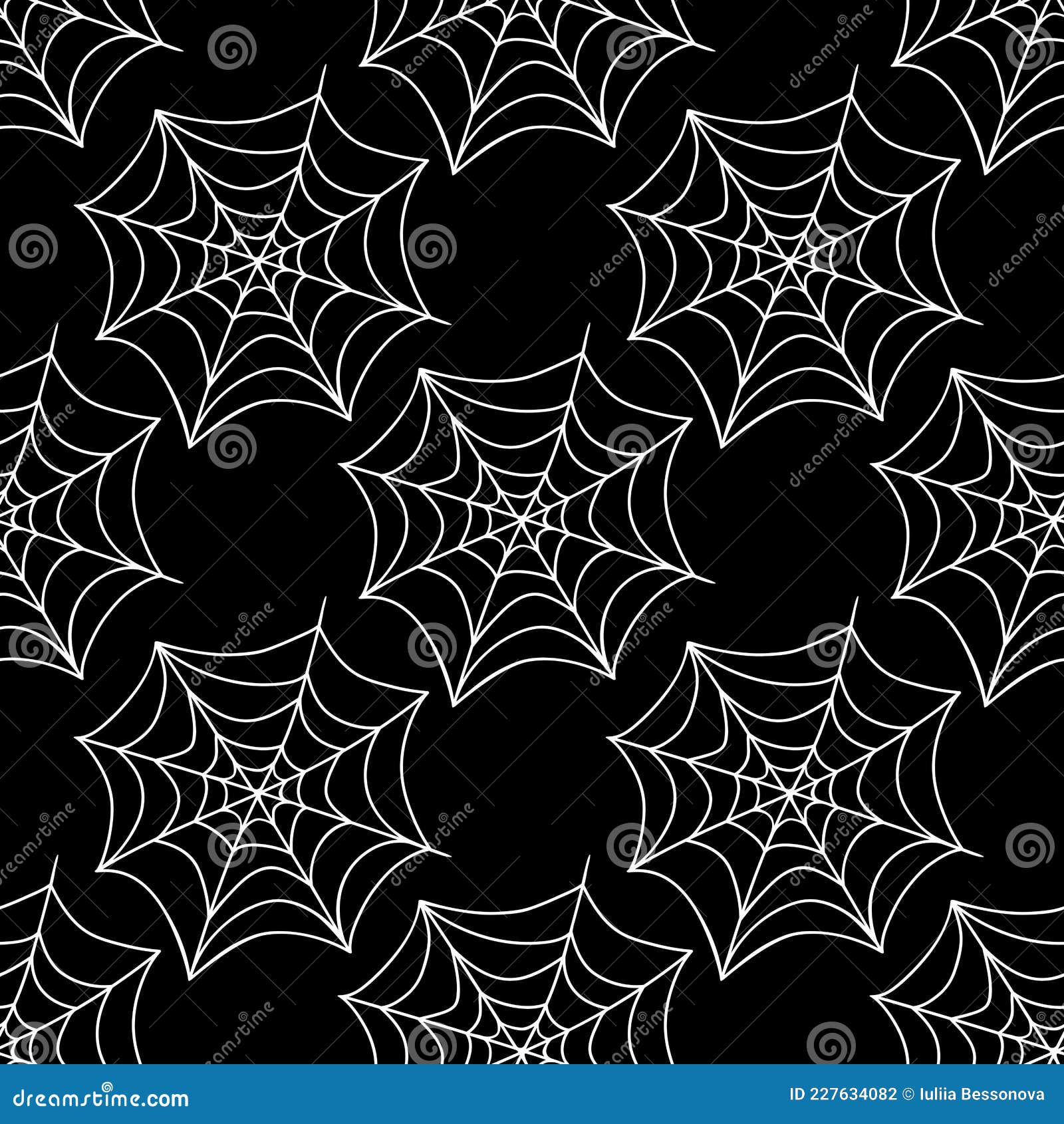 Spider Web Seamless Pattern. Vector Illustration Isolated Stock Vector ... Spider Web Seamless Pattern. Vector Illustration Isolated Stock Vector ...