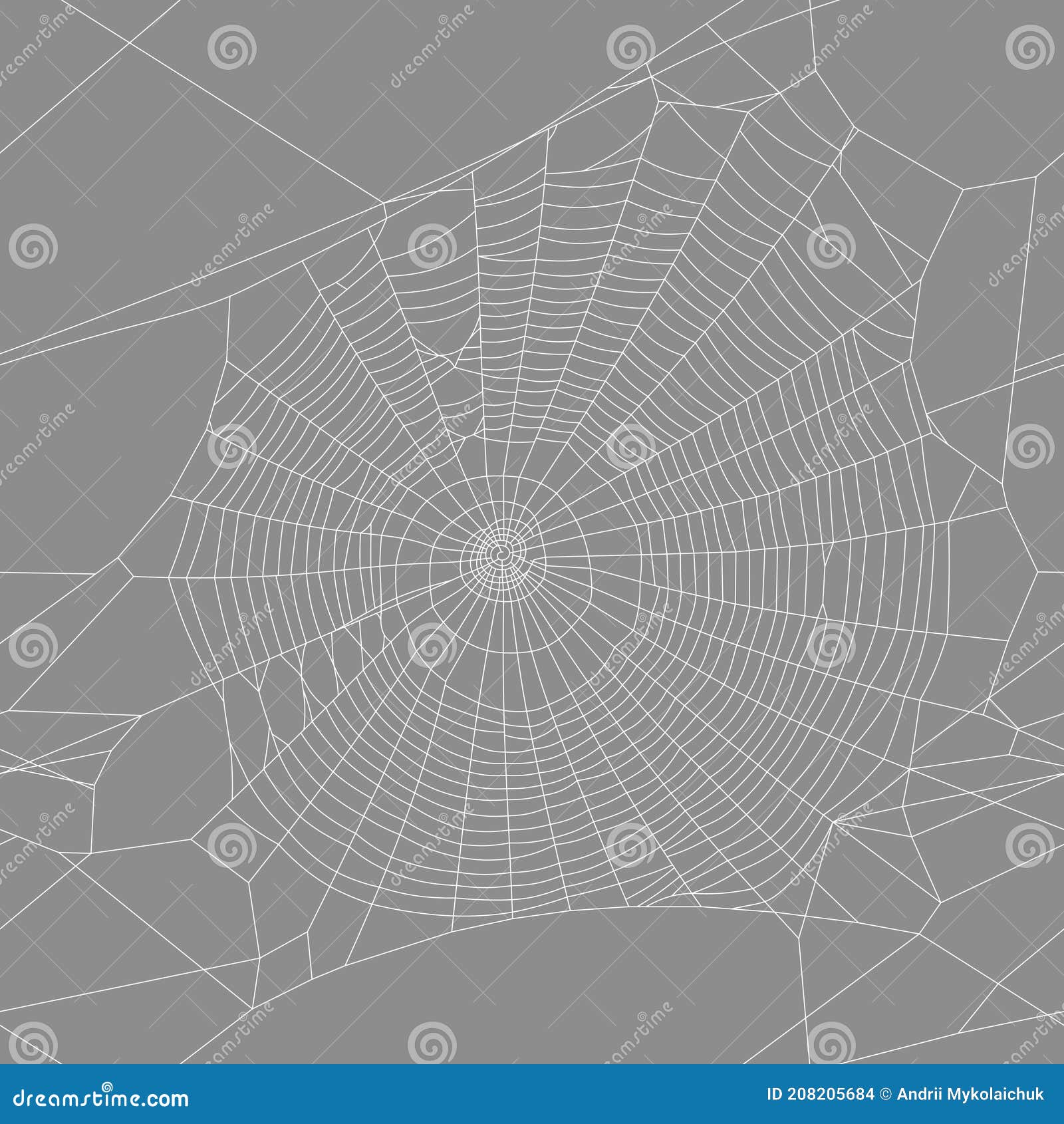 Cobweb Seamless Vector Decorative Texture Stock Vector - Illustration ...