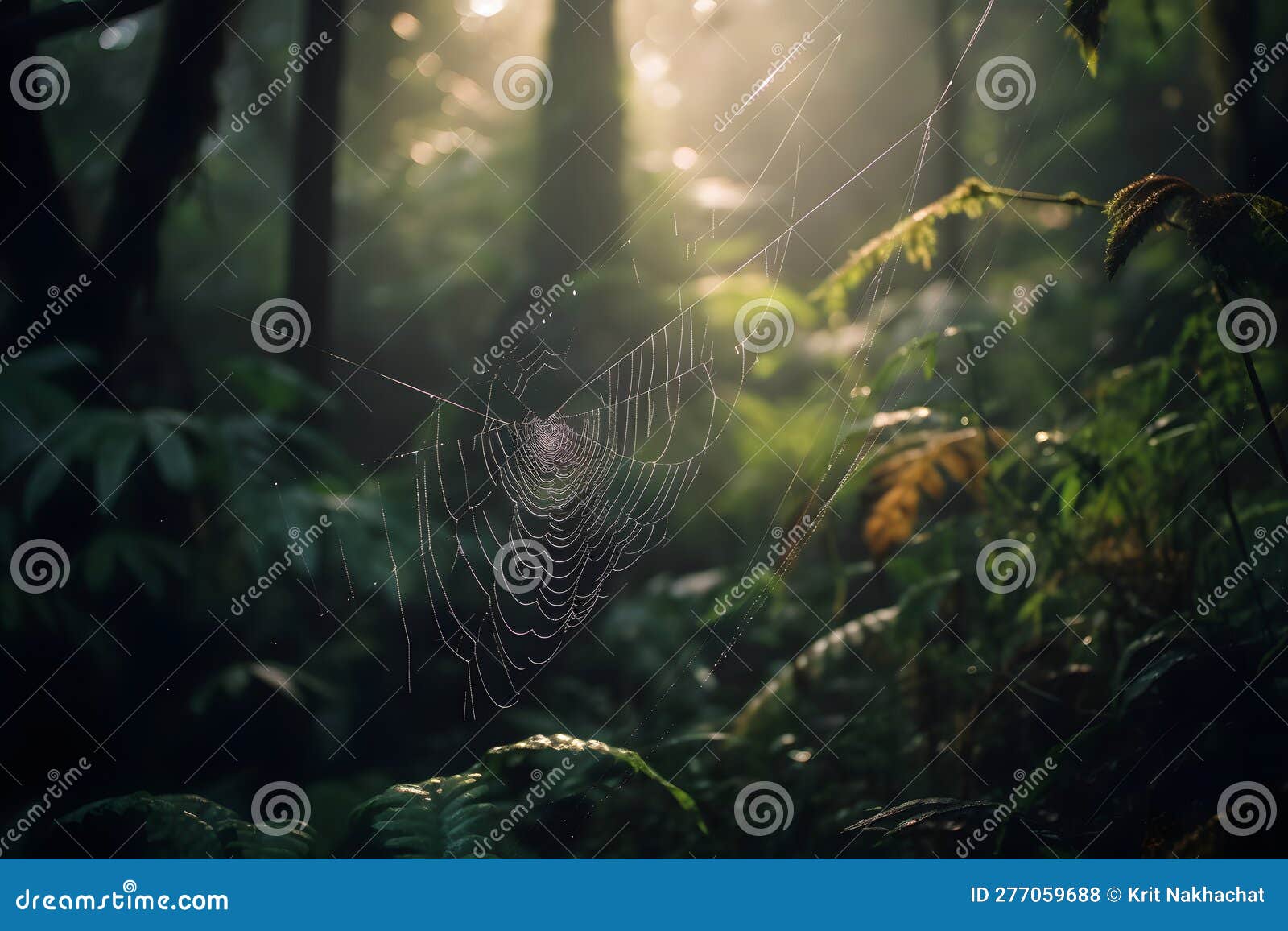 A Spider Web is a Structure Created by Spiders Stock Illustration ...