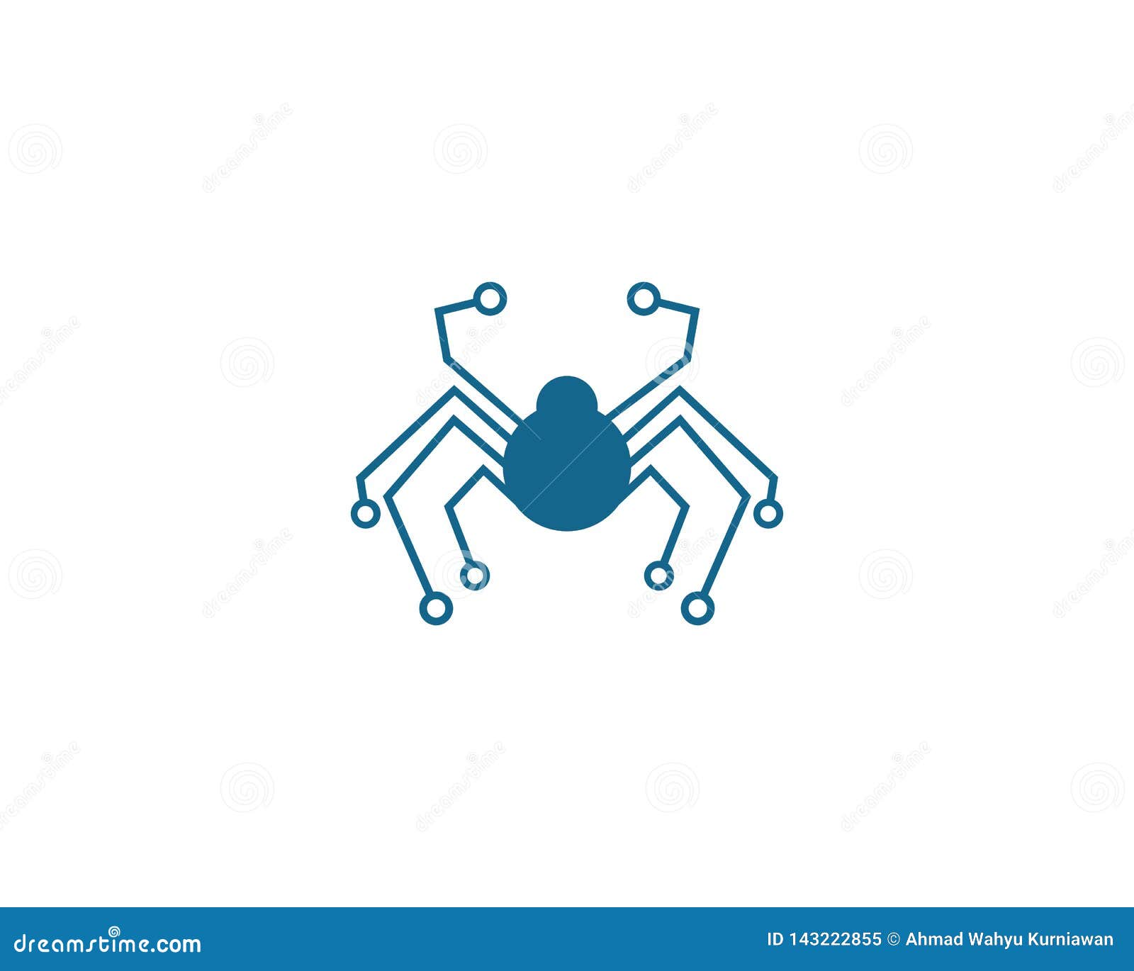Spider web Technology stock vector. Illustration of develop - 143222855