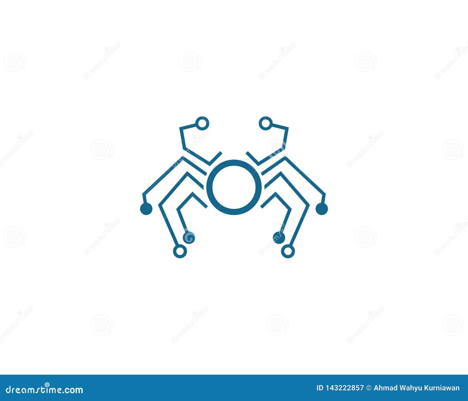 Spider web Technology stock vector. Illustration of circuit - 143222857