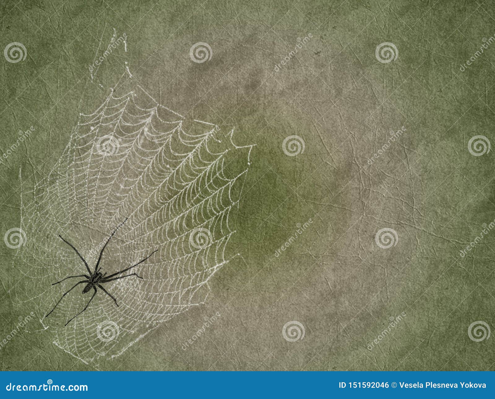 Spider and Web Texture Background Stock Vector - Illustration of ...