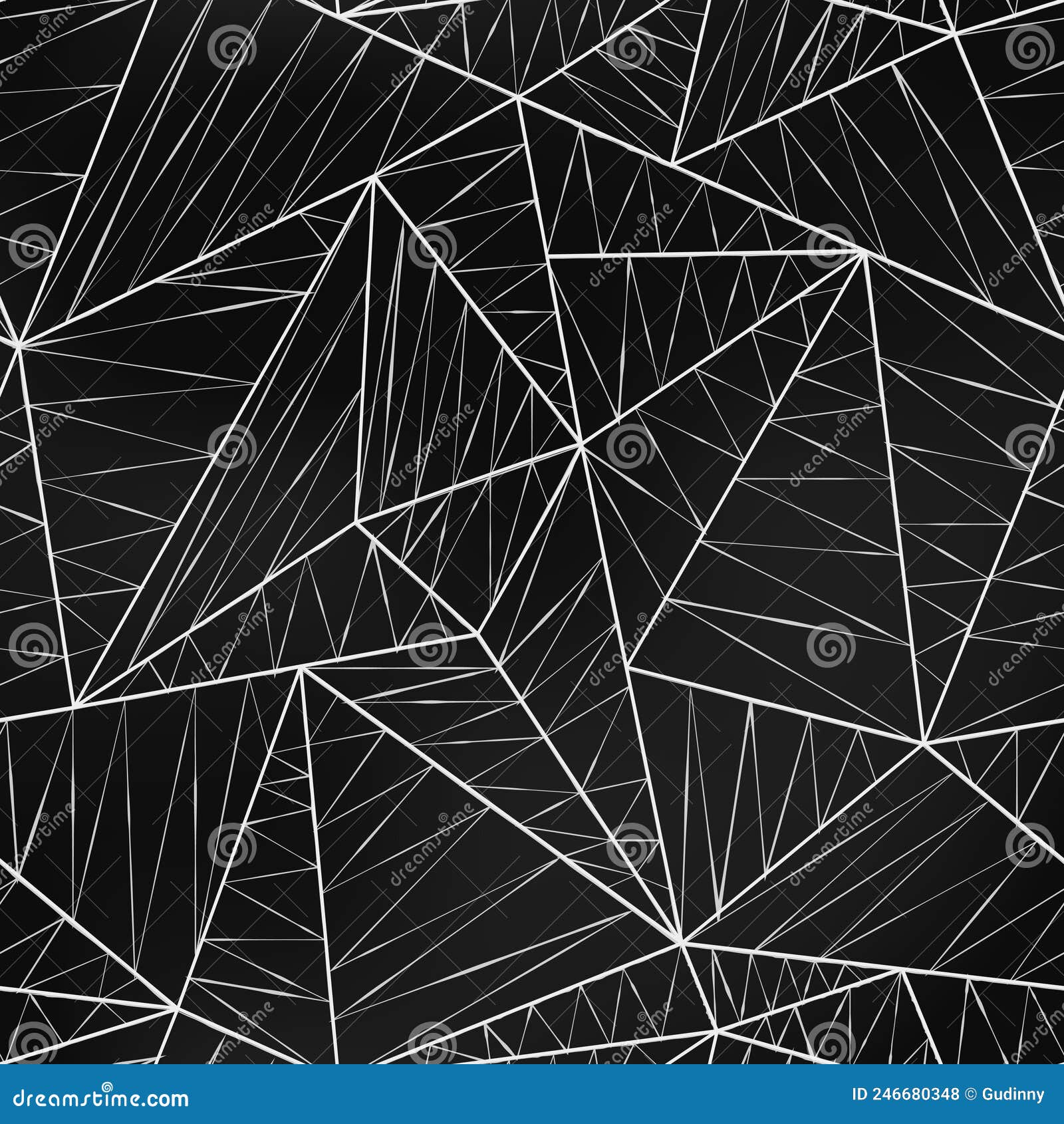 Spider Web Triangle Seamless Texture Stock Vector - Illustration of ...