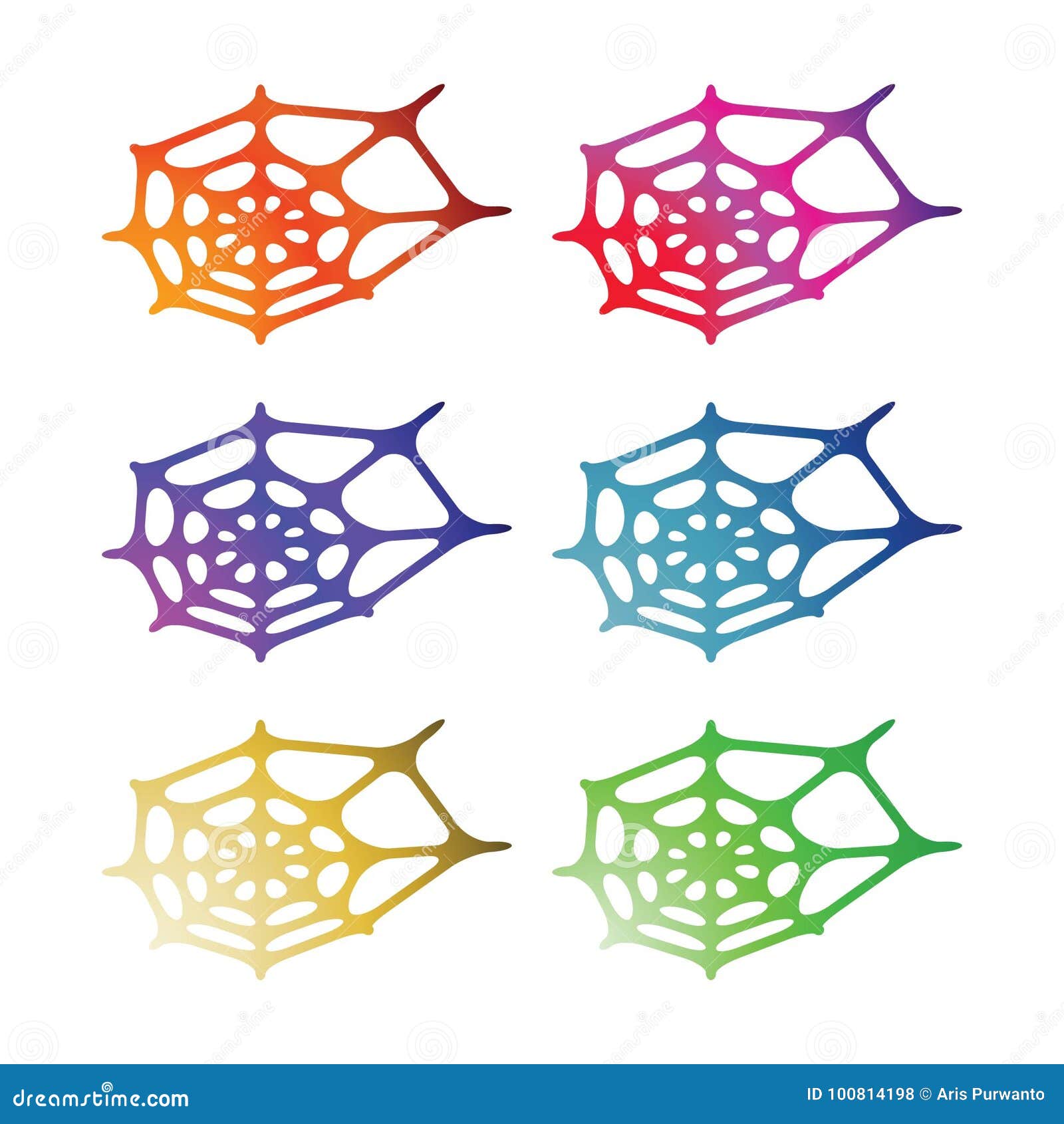 Spider webs stock vector. Illustration of webs, cobwebs - 100814198