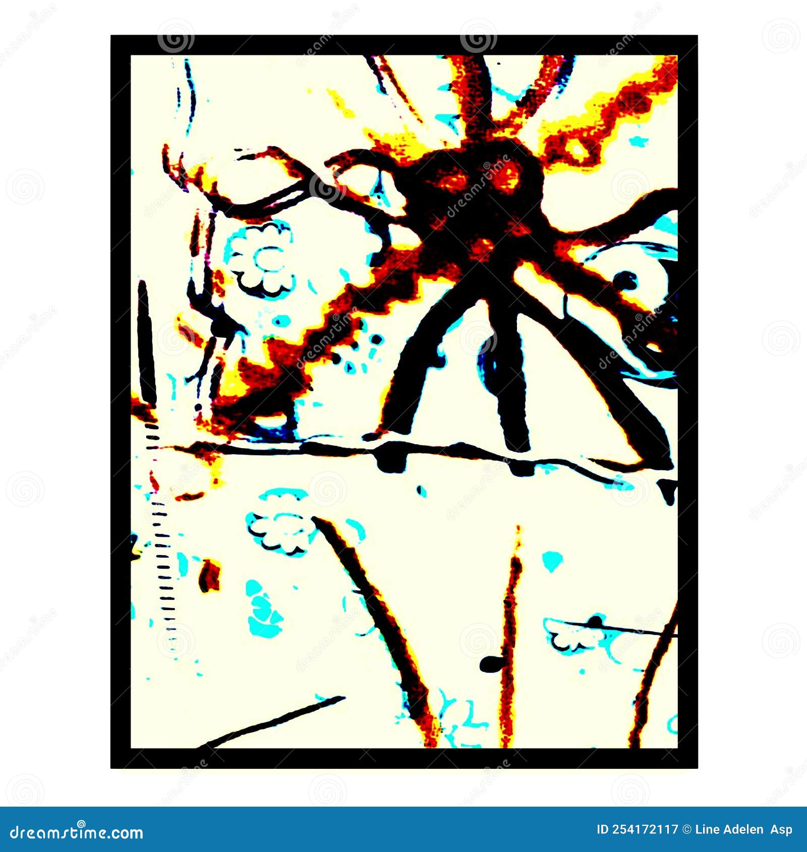 Spiders key stock illustration. Illustration of design - 254172117