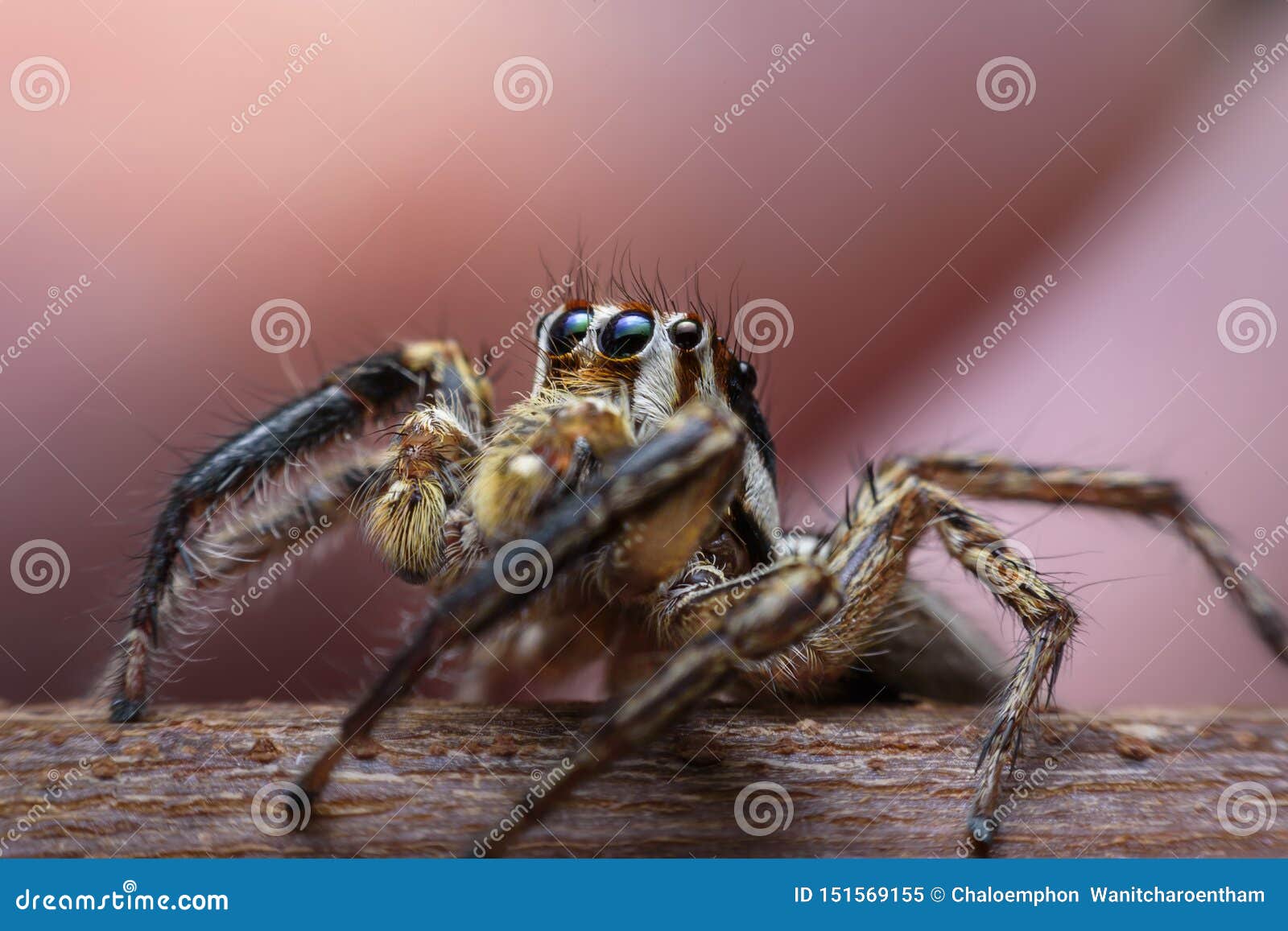 Spiders with Multiple Eyes Dodge Randomly Camouflaging the Prey that ...