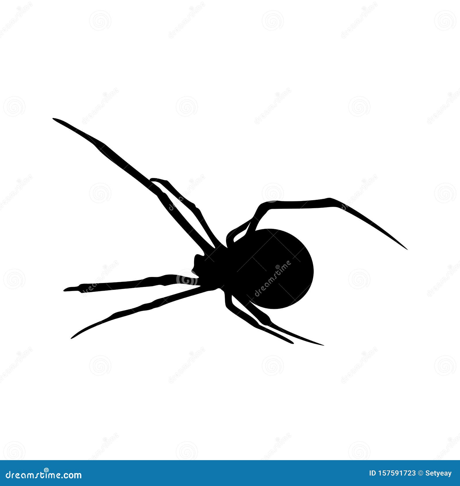 Spiders Vector Design Logo. Spiders Illustration with Various Shapes ...
