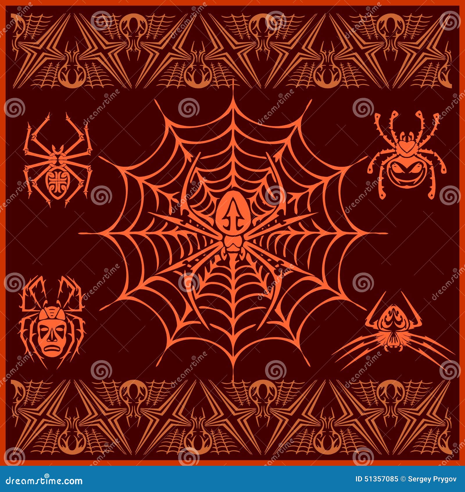 Spiders - Vector Set. Designs And Elements For | CartoonDealer.com ...
