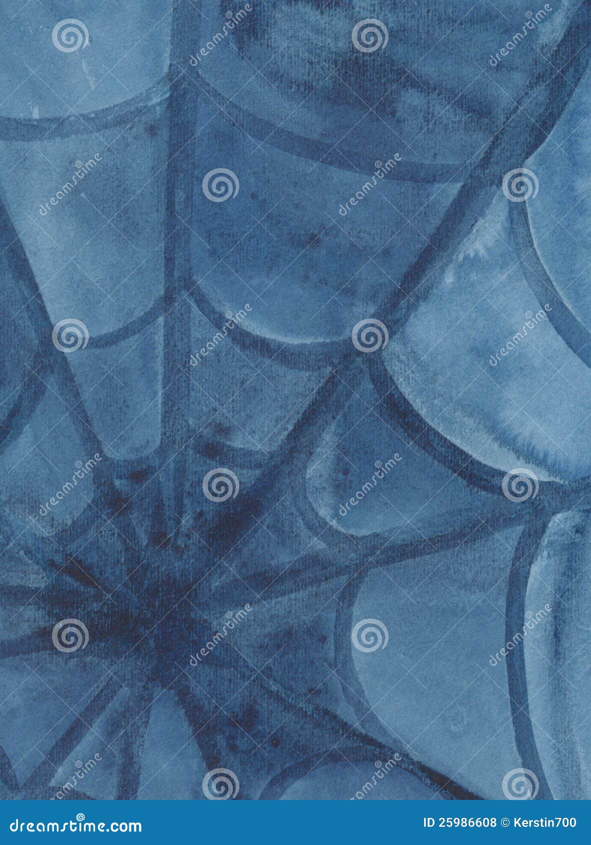 Spiders Web - Watercolour Painting Stock Illustration - Illustration of ...