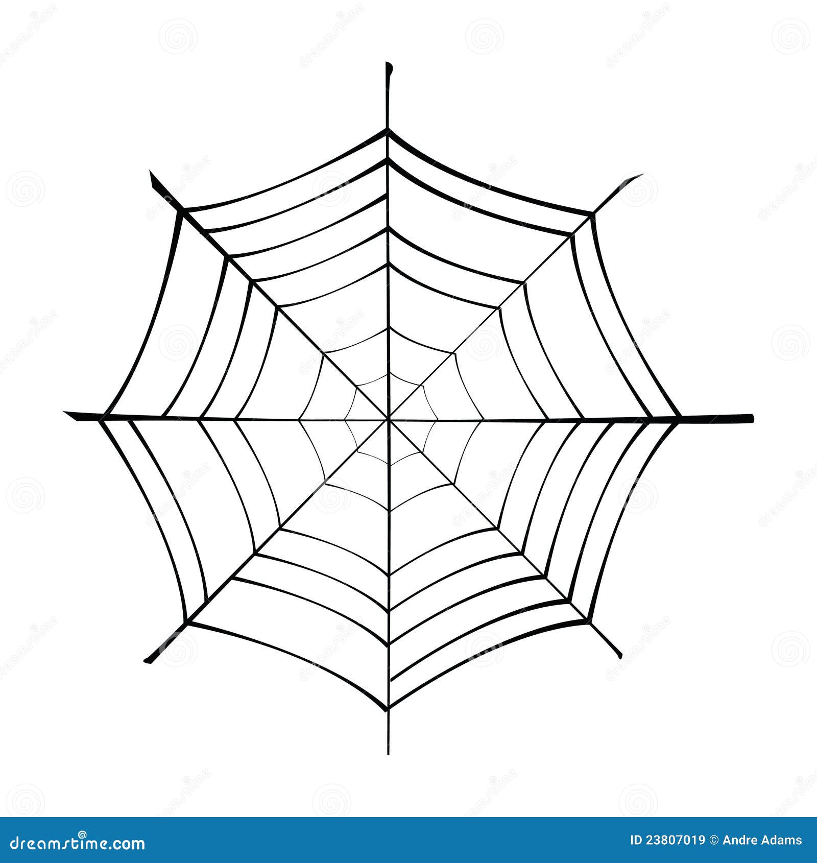 Spiderweb stock vector. Illustration of catch, cartoon - 23807019