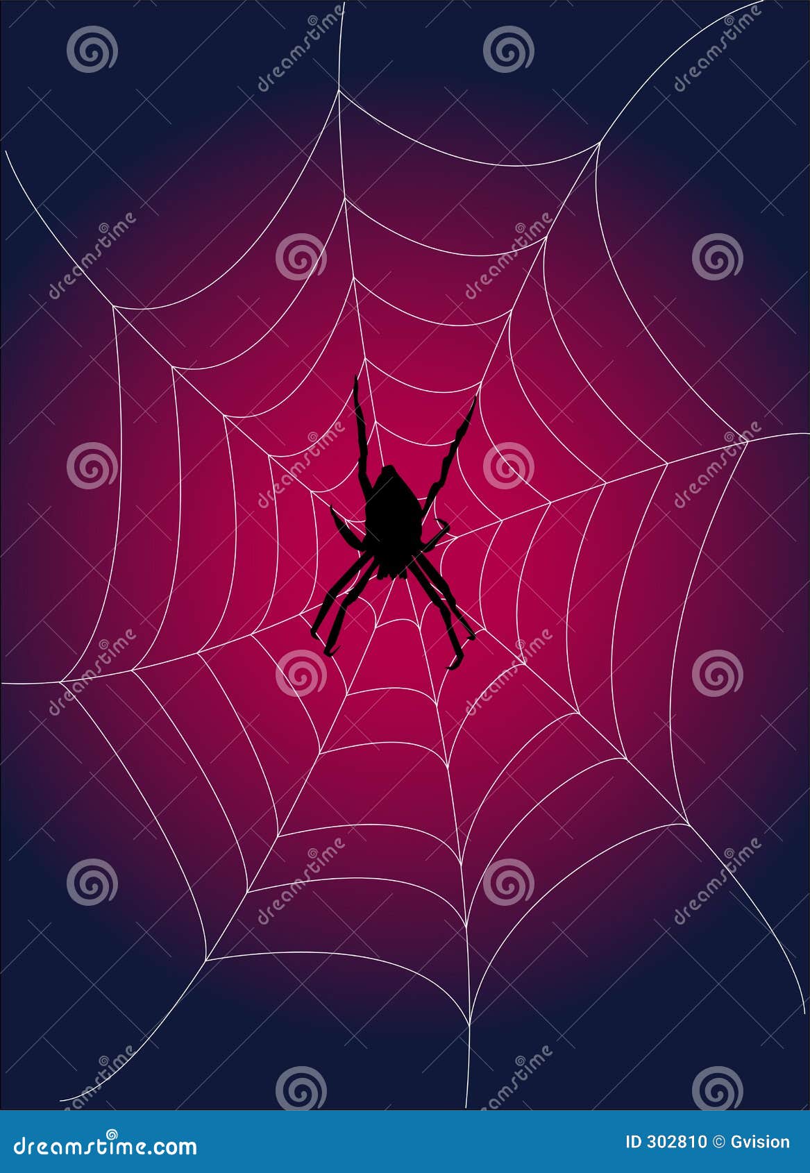 Spiderweb stock vector. Illustration of spider, snare, dislike - 302810