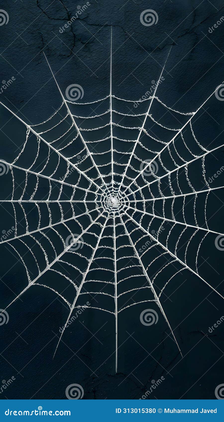 Spiderweb Crack Creates Abstract Pattern on Dark Textured Surface Stock ...