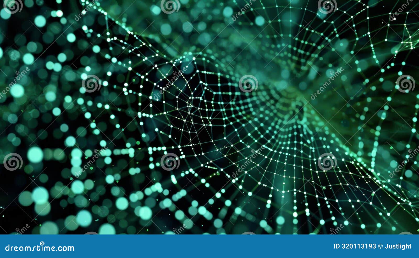 A Spiderweb with Each Thread Representing a Different Data Point and ...