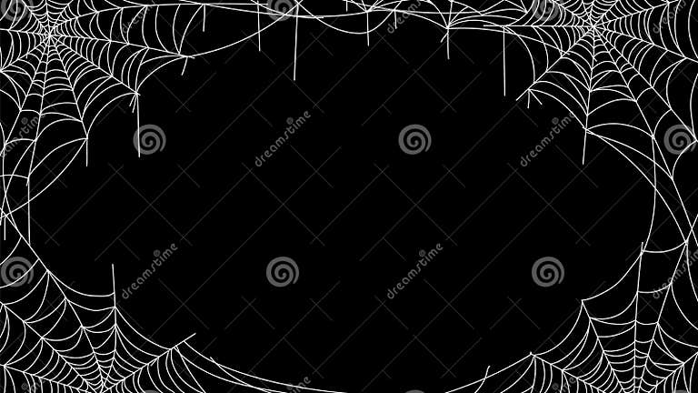 Spiderweb Framing. Spider Cobweb Decorative Border, Scary Mystery Web ... Spiderweb Framing. Spider Cobweb Decorative Border, Scary Mystery Web ...