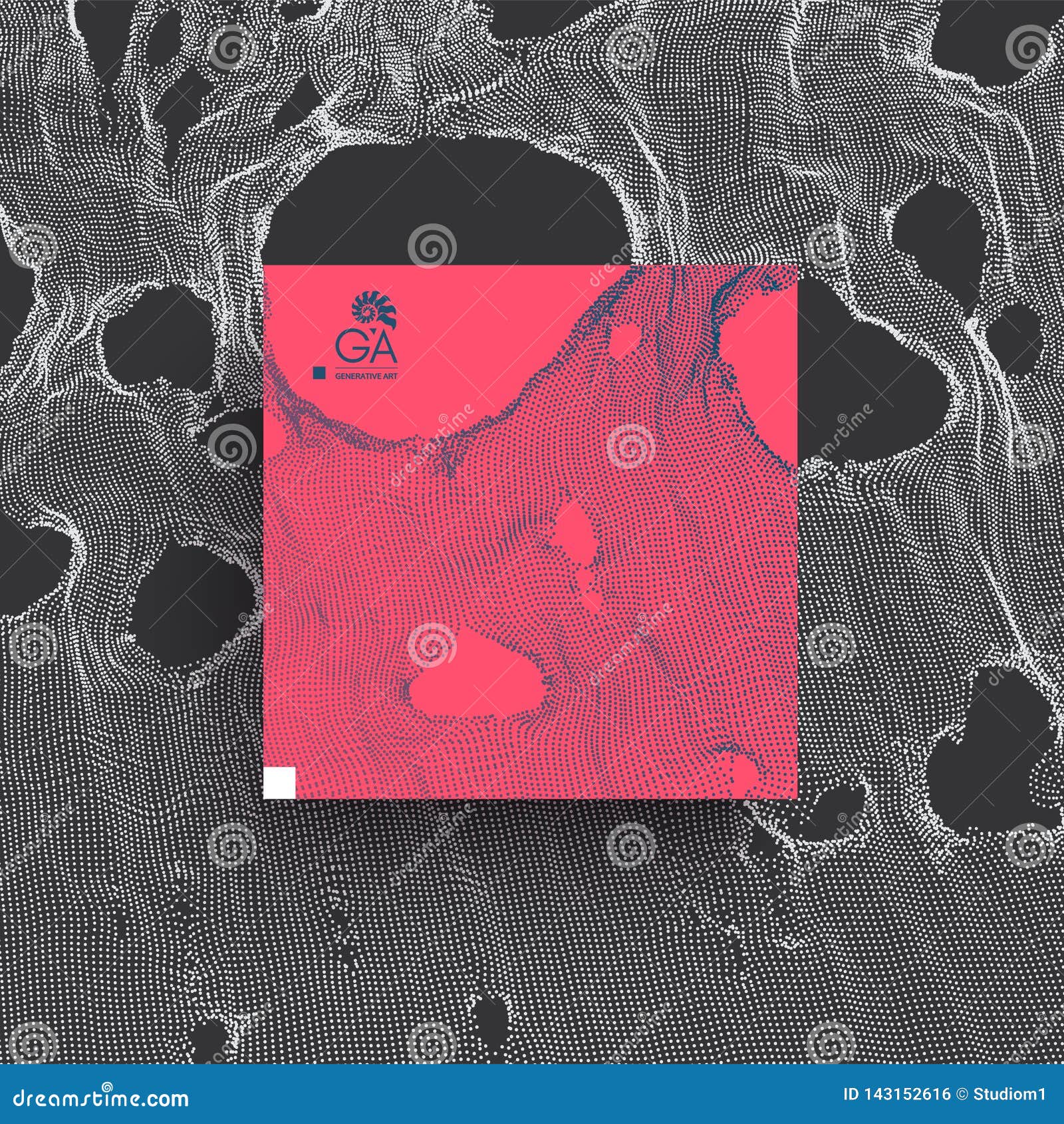 This Spiderweb Has Been Broken Abstract Grid Background With Hole
