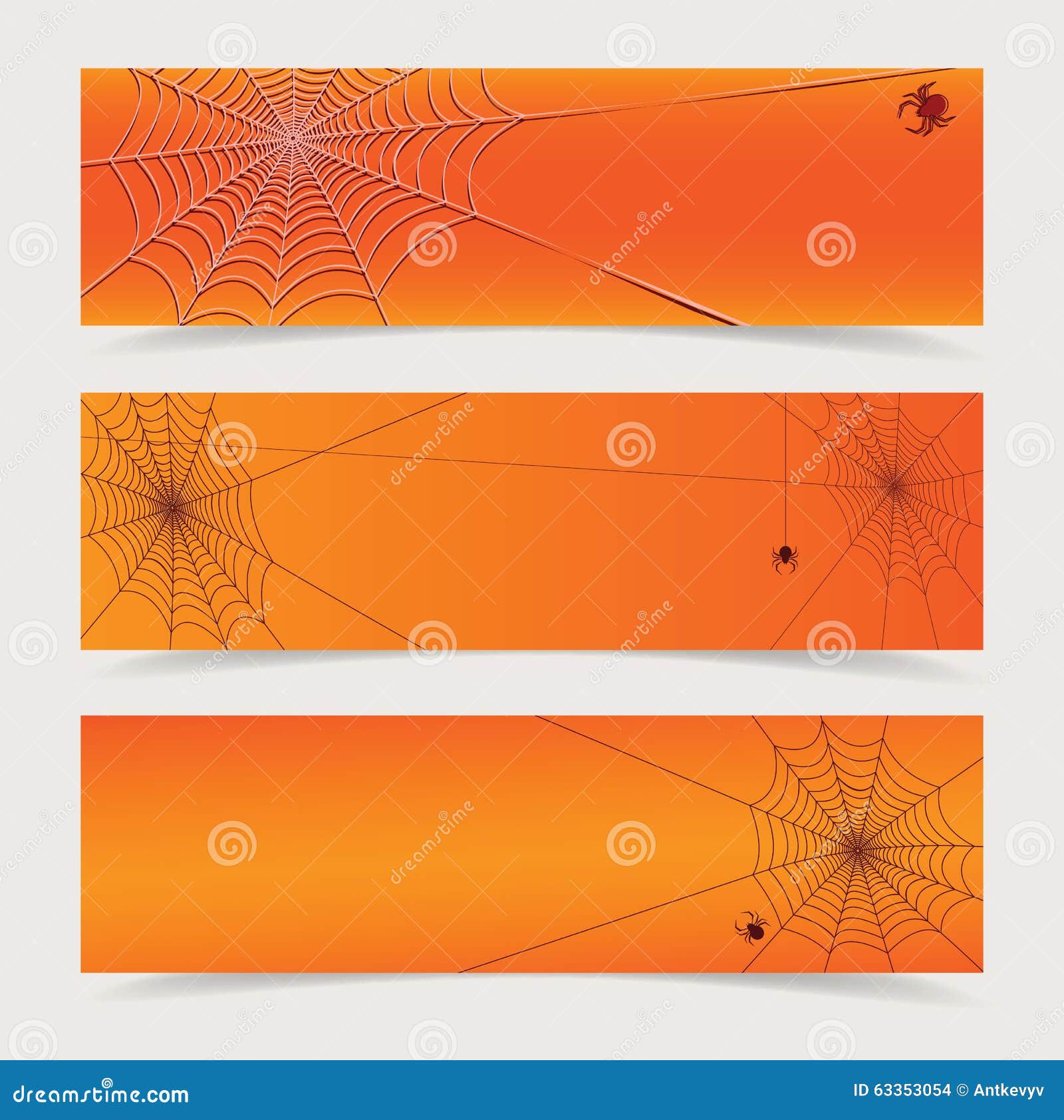 Spiderweb headers vector stock vector. Illustration of header - 63353054