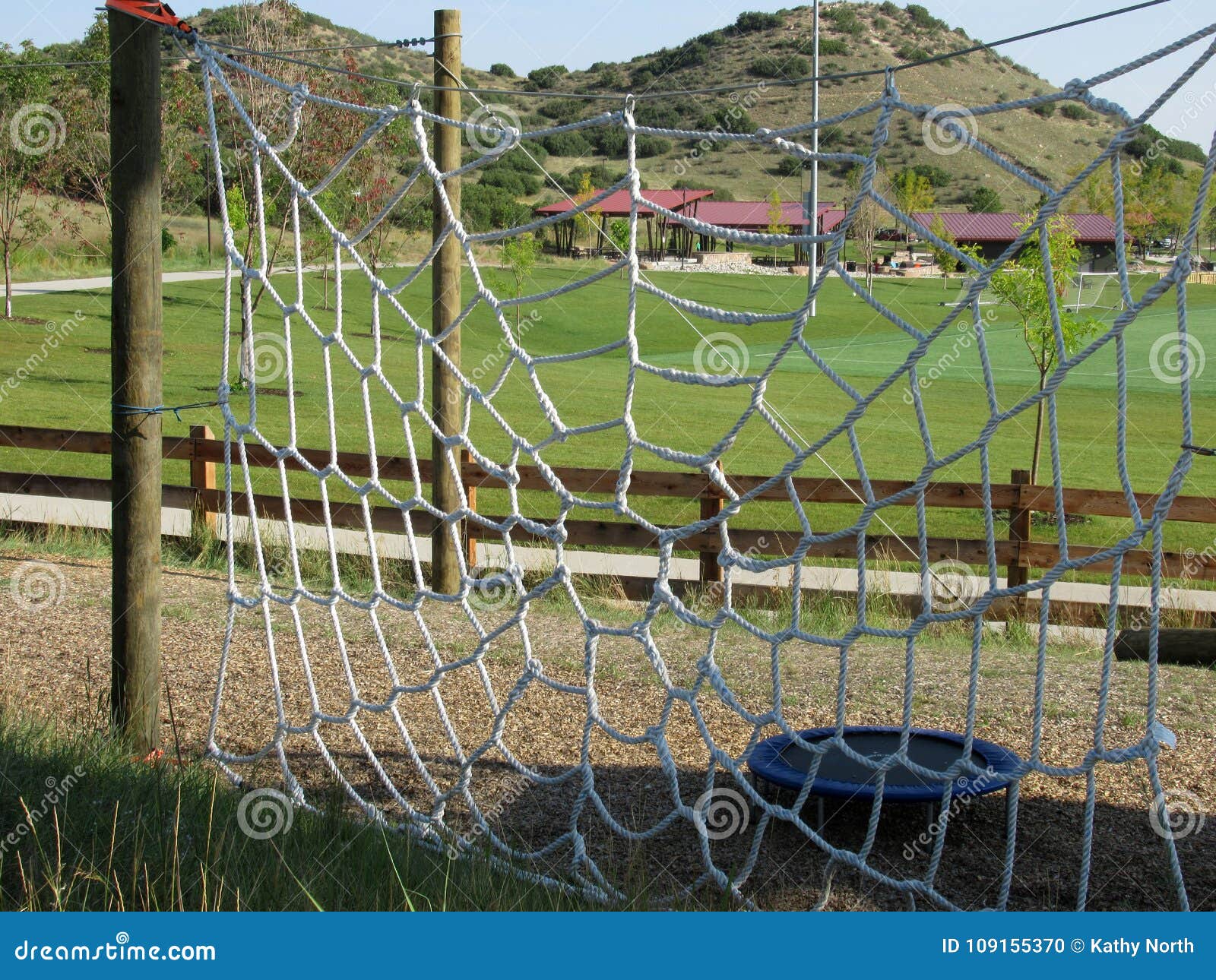 Spiderweb Rope Recreation Net Stock Photo - Image of spiderweb ...