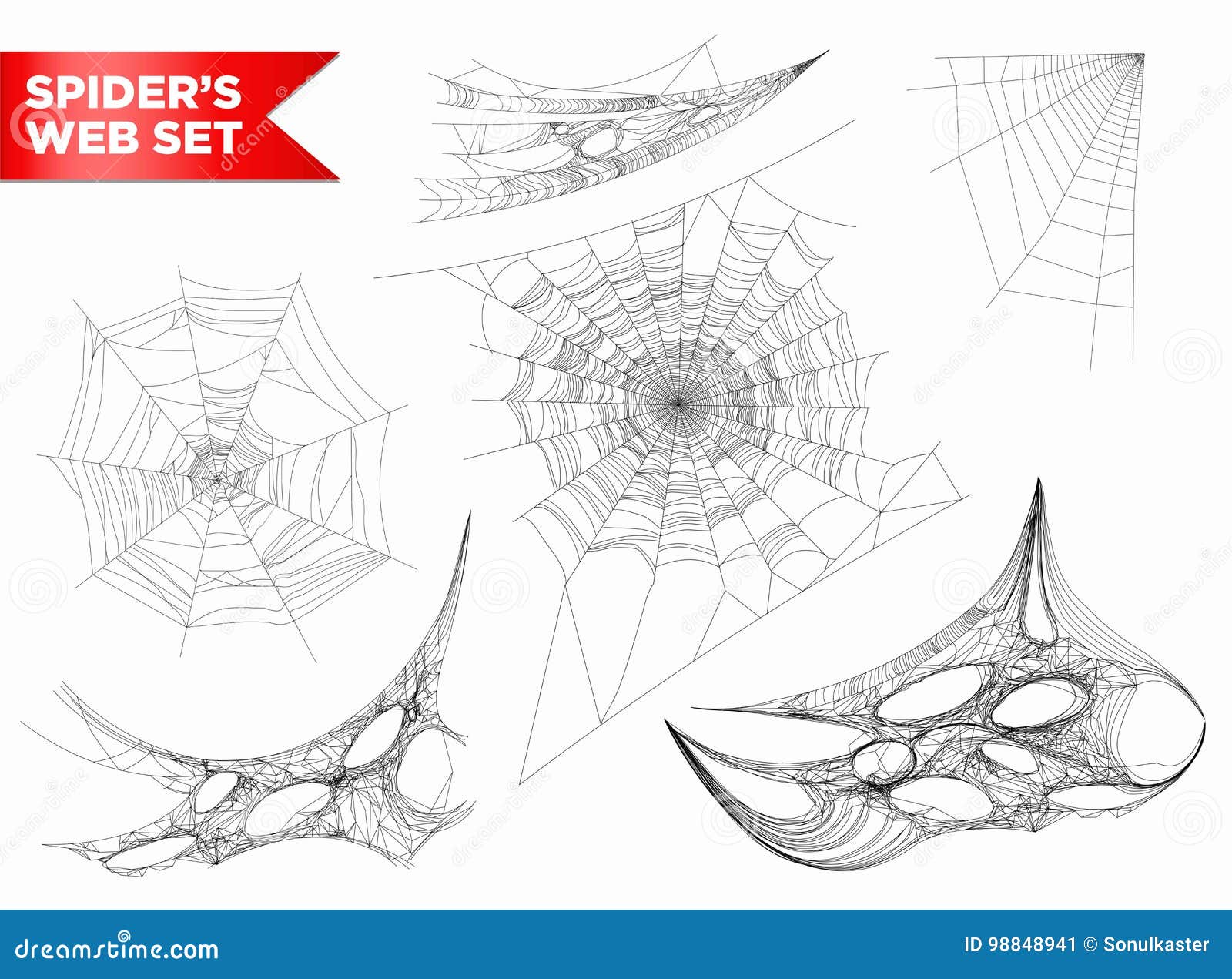 Realistic Spider Web Drawing 2.060 Spider Web High Res Illustrations