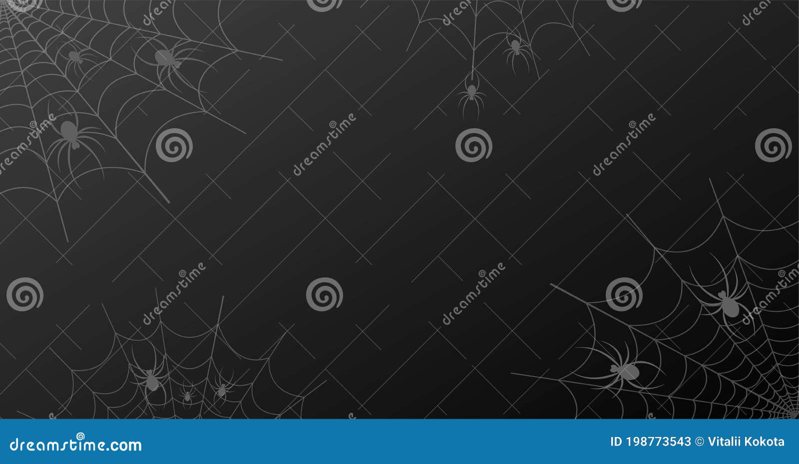 Spiderweb or Spider Web Cobweb on Wall Corner Vector Isolated Icons ...