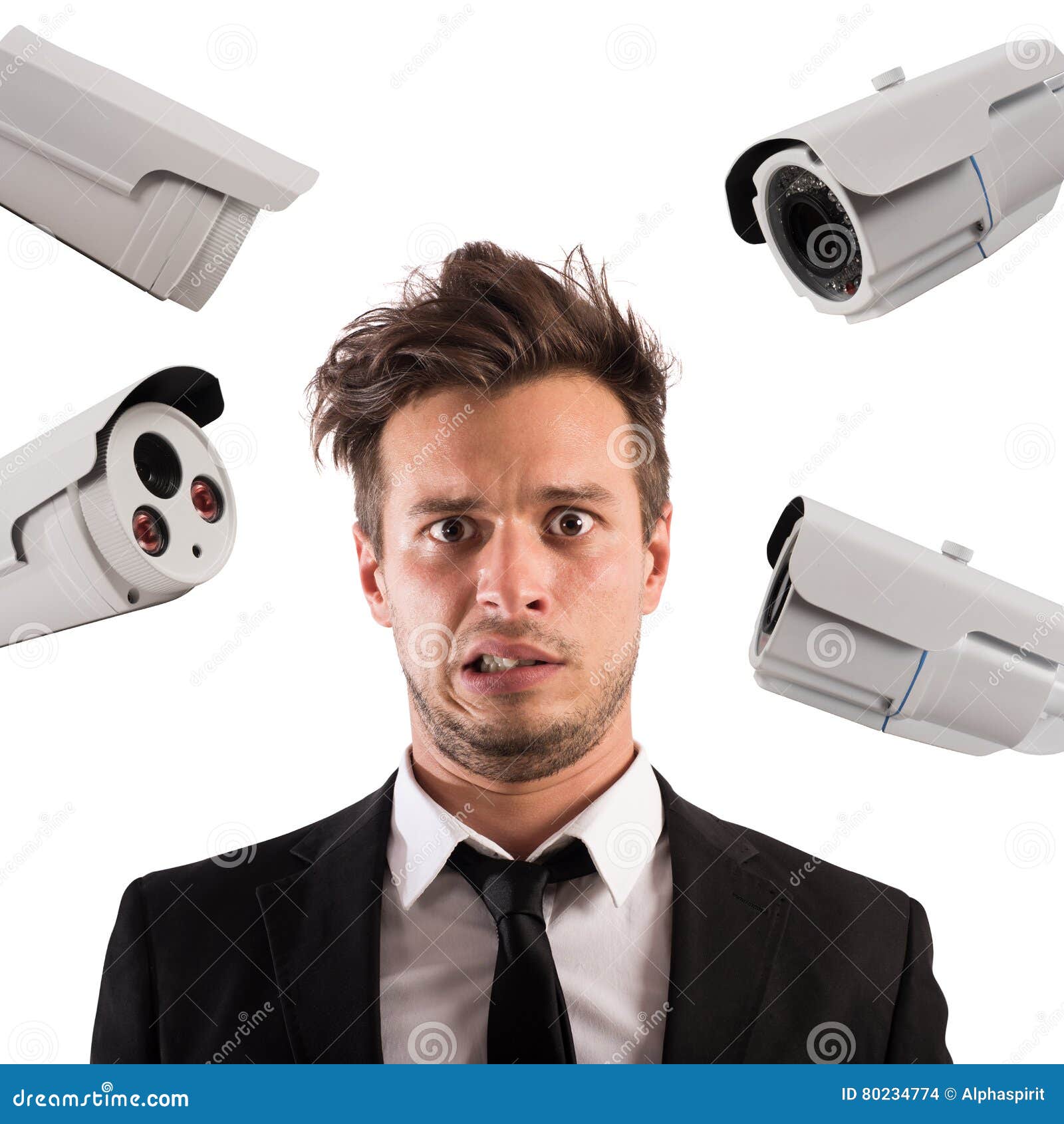 Spied stock photo. Image of anxiety, alarm, frightened - 80234774