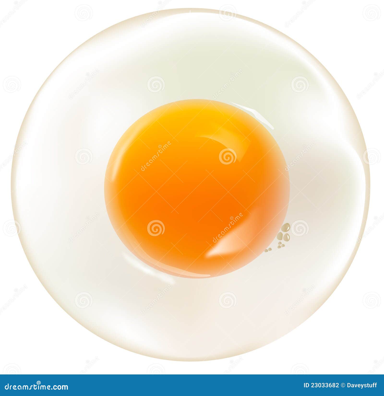 Spiegelei stock abbildung. Illustration von sonnig, über - 23033682