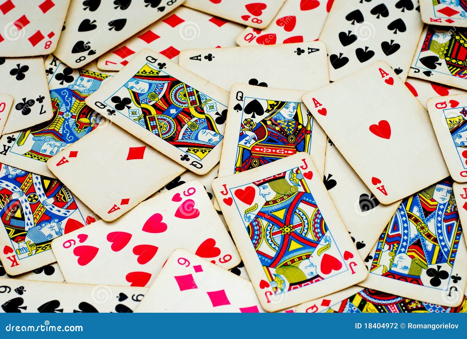 Spielkarten stockfoto. Bild von gewinnen, vermögen, trumpf - 18404972