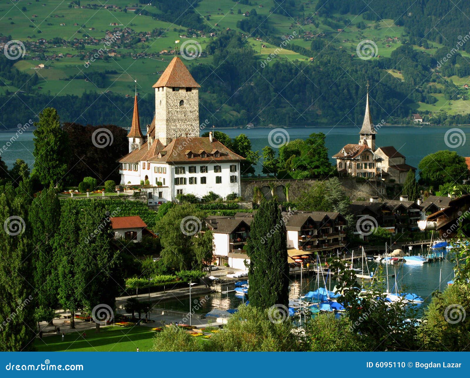 Spiez Castle 05, Switzerland Royalty-Free Stock Image | CartoonDealer ...