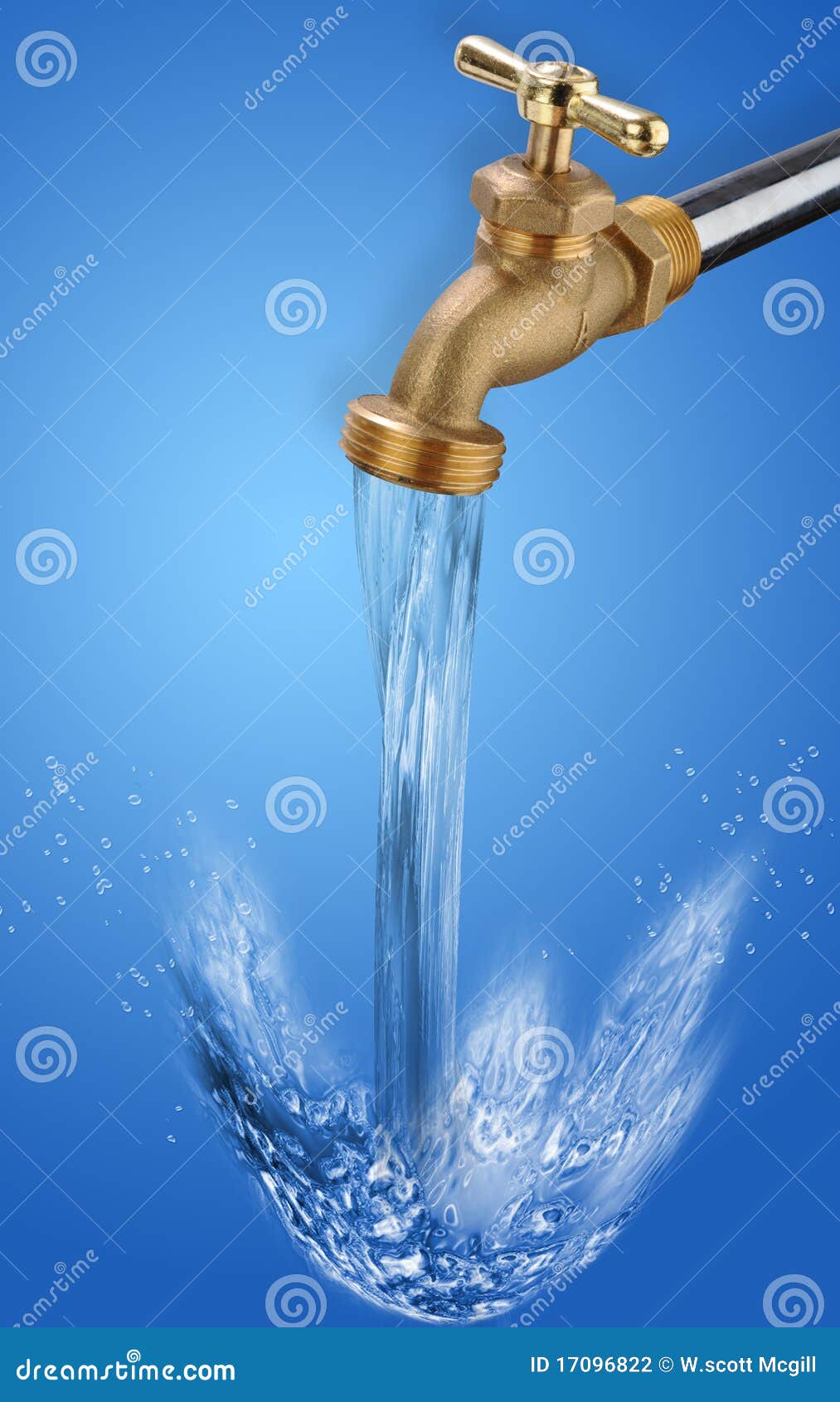 Spigot stock photo. Image of flowing, clear, faucet, background - 17096822