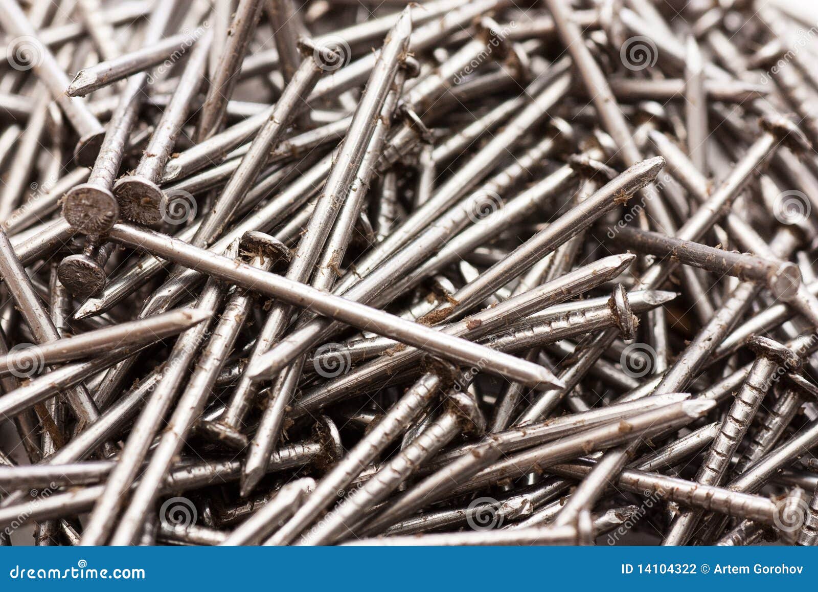 Spikar alldeles arkivfoto. Bild av objekt, grupp, spikar - 14104322